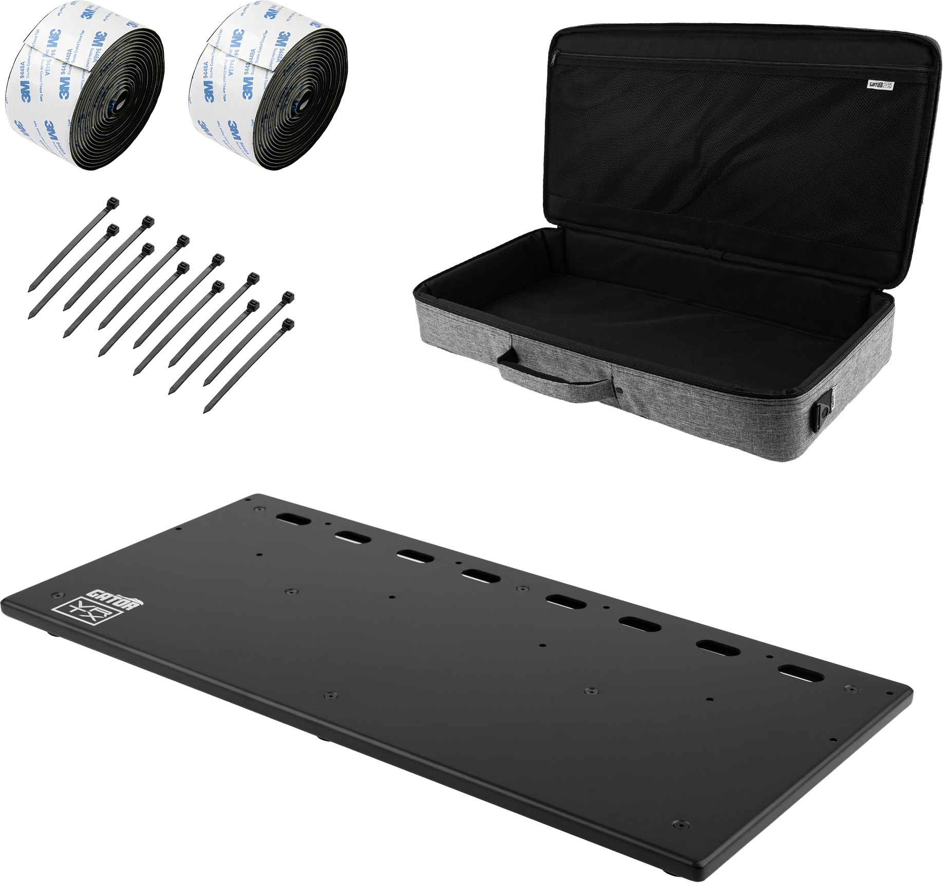 Gator Vertex Tour Compact Pedalboard with Gig Bag | Sweetwater