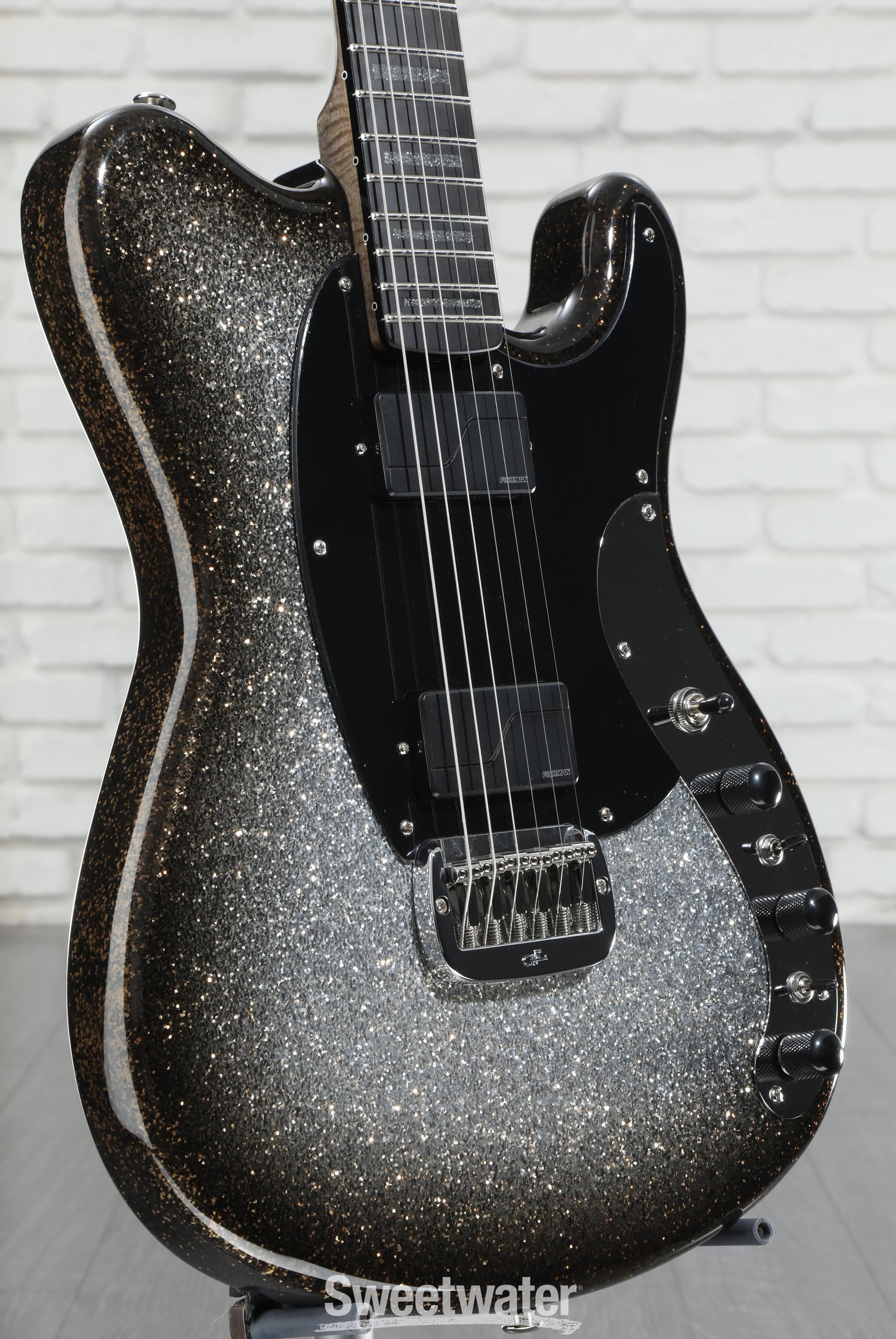 G&L Espada HH Electric Guitar - Silver Burst | Sweetwater