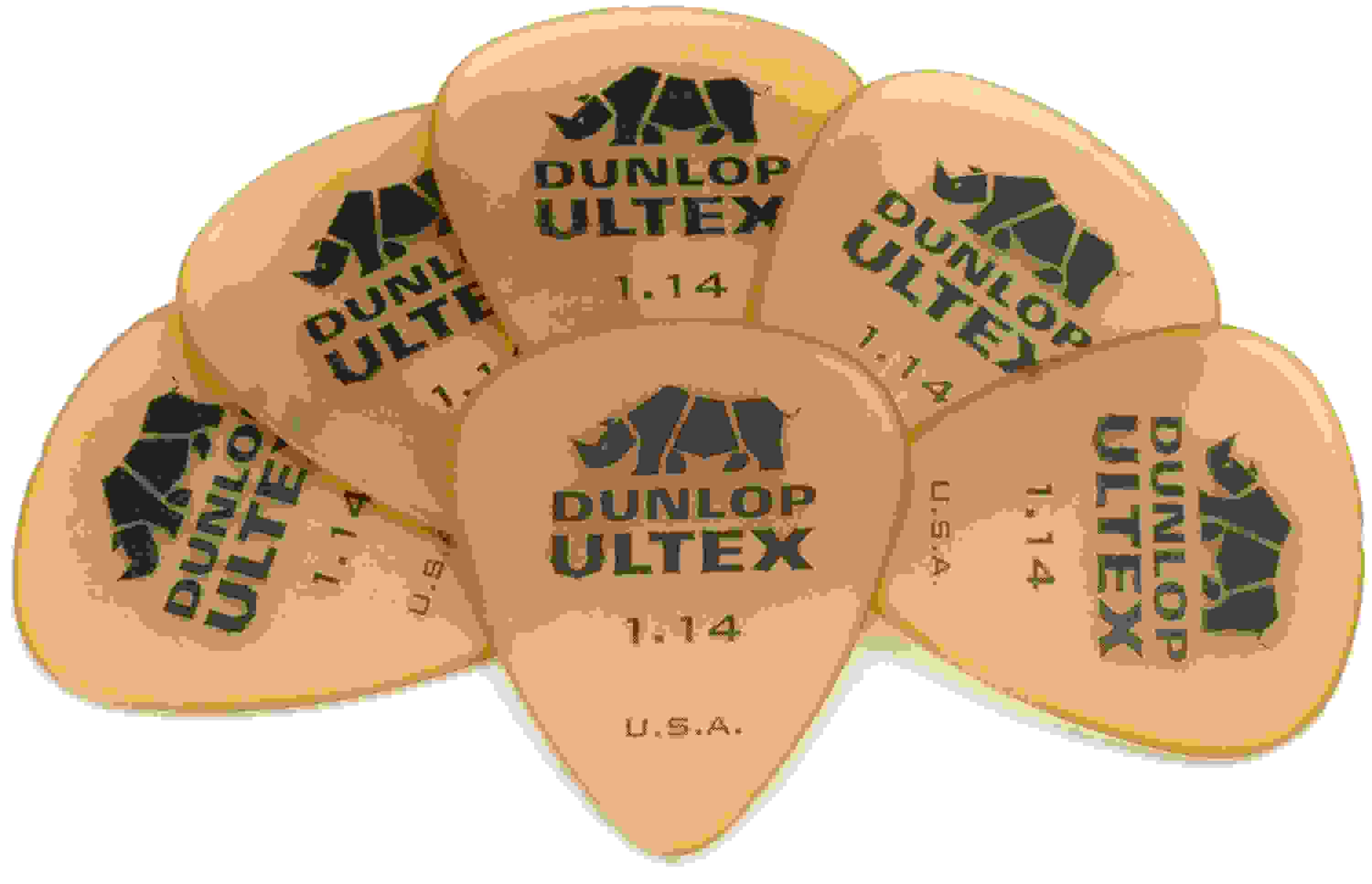 Dunlop Ultex Standard Guitar Picks 1.14mm 6-pack | Sweetwater