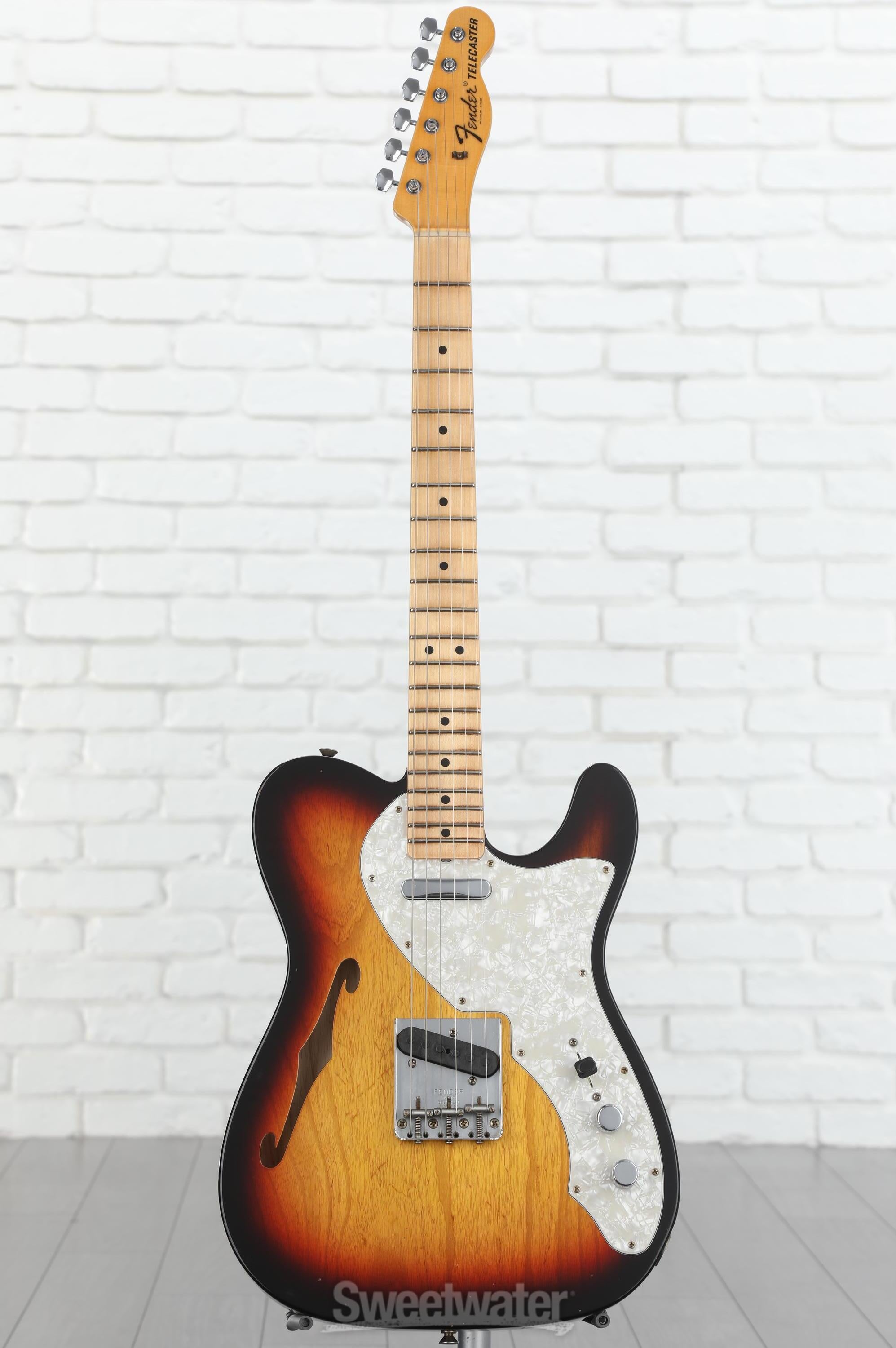 Fender Custom Shop '68 Telecaster Thinline Journeyman Relic Electric ...
