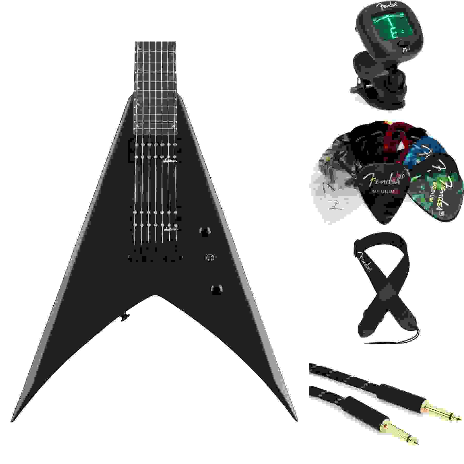 Jackson King V JS22 HT 7-string Electric Guitar Essentials Bundle ...