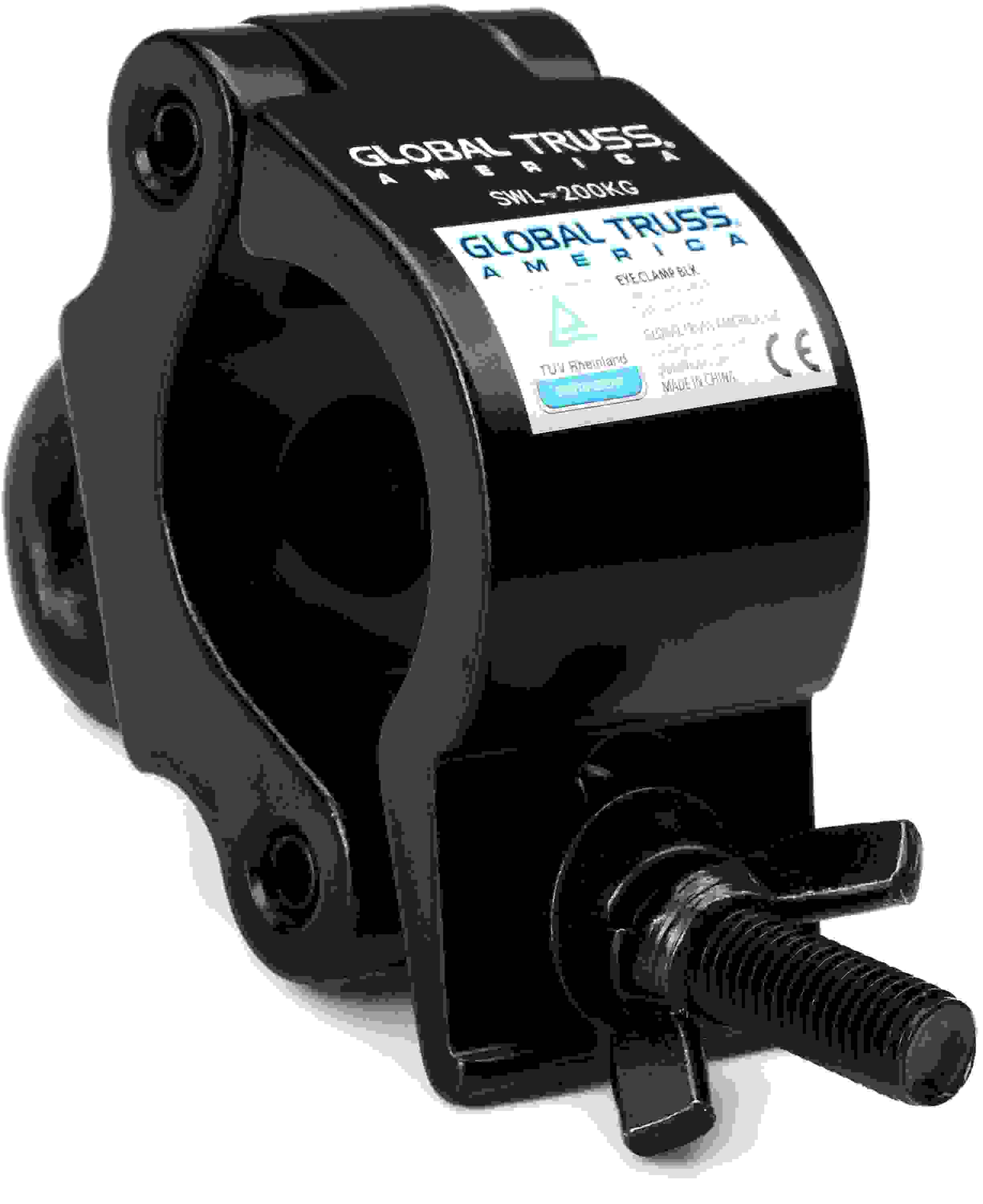 Global Truss Eye Clamp Pro Truss Clamp with Eyebolt - Matte Black ...