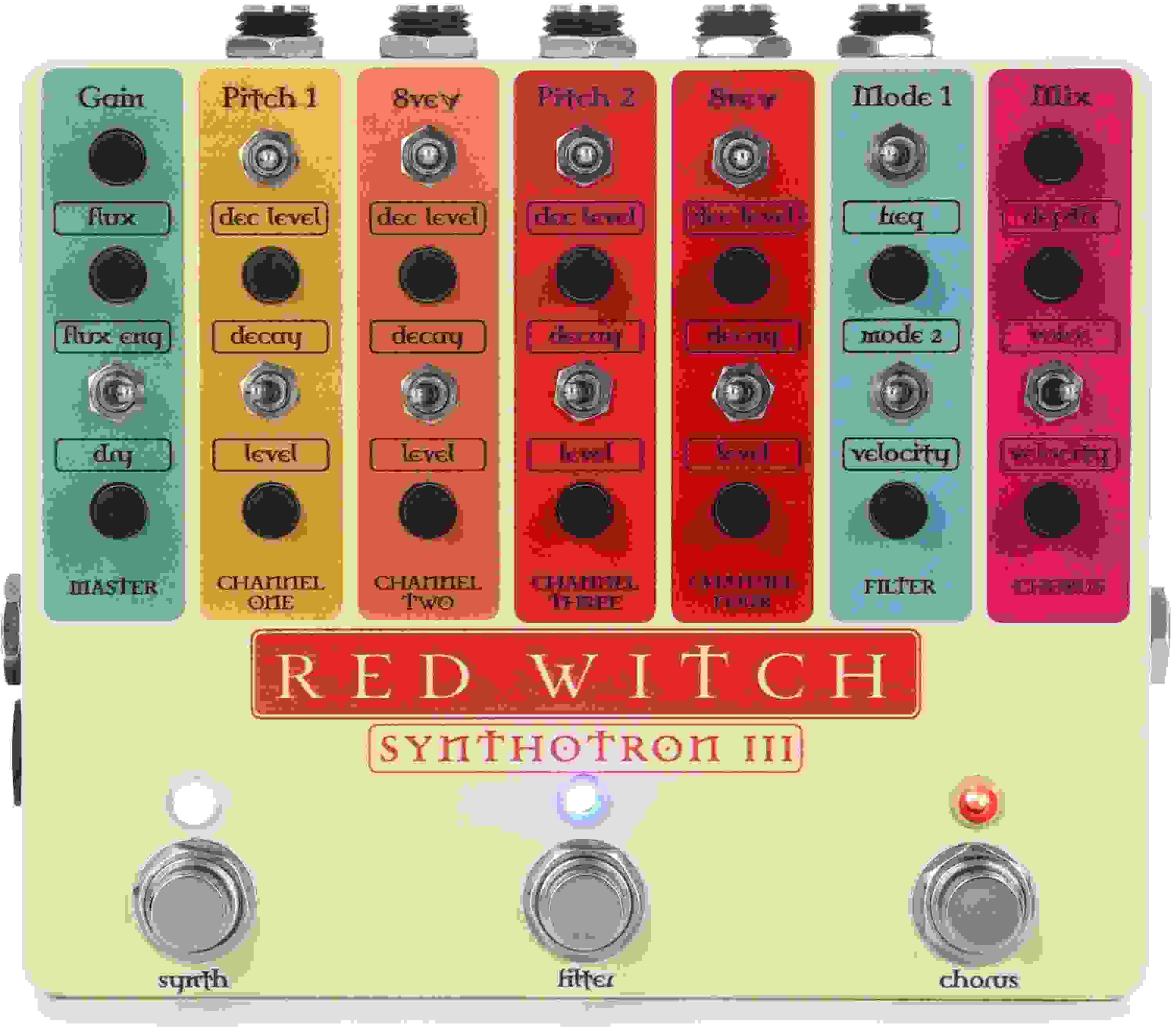 Red Witch Synthotron III Analog Guitar Synth, Filter, and Chorus Pedal ...