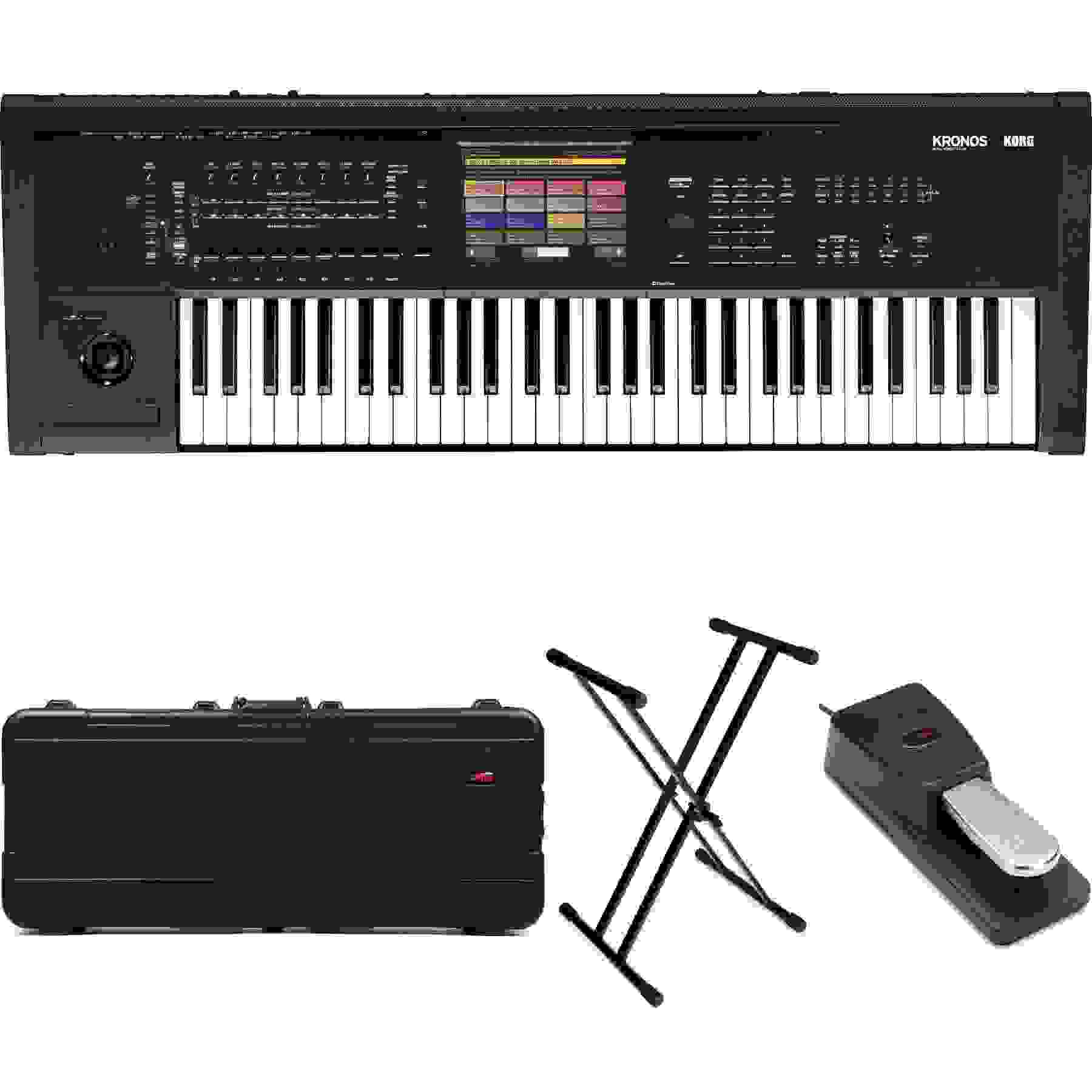 Korg Kronos 3 61-key Music Workstation Stage Bundle | Sweetwater