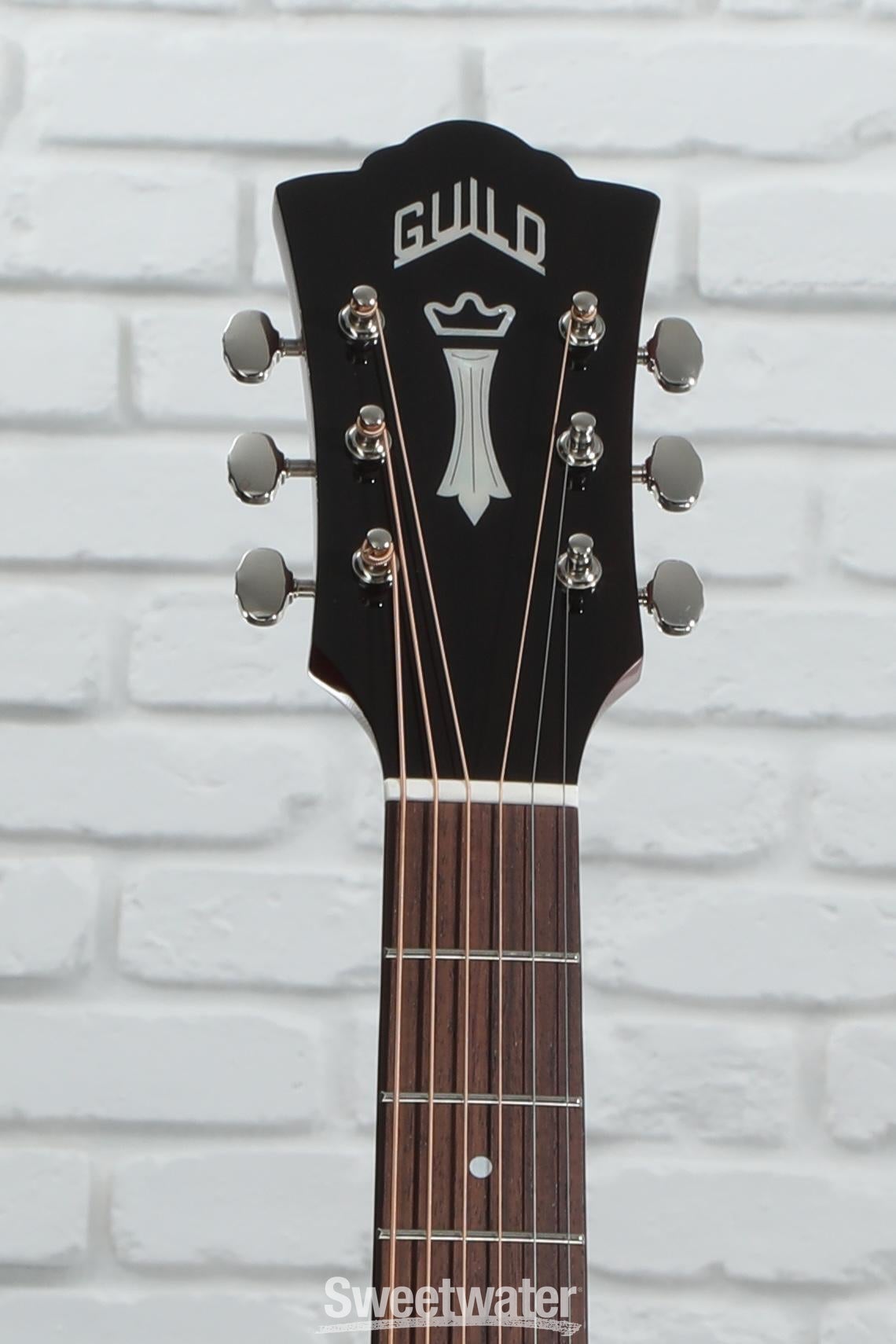 Guild D-140 Dreadnought Acoustic Guitar - Cherry Burst | Sweetwater