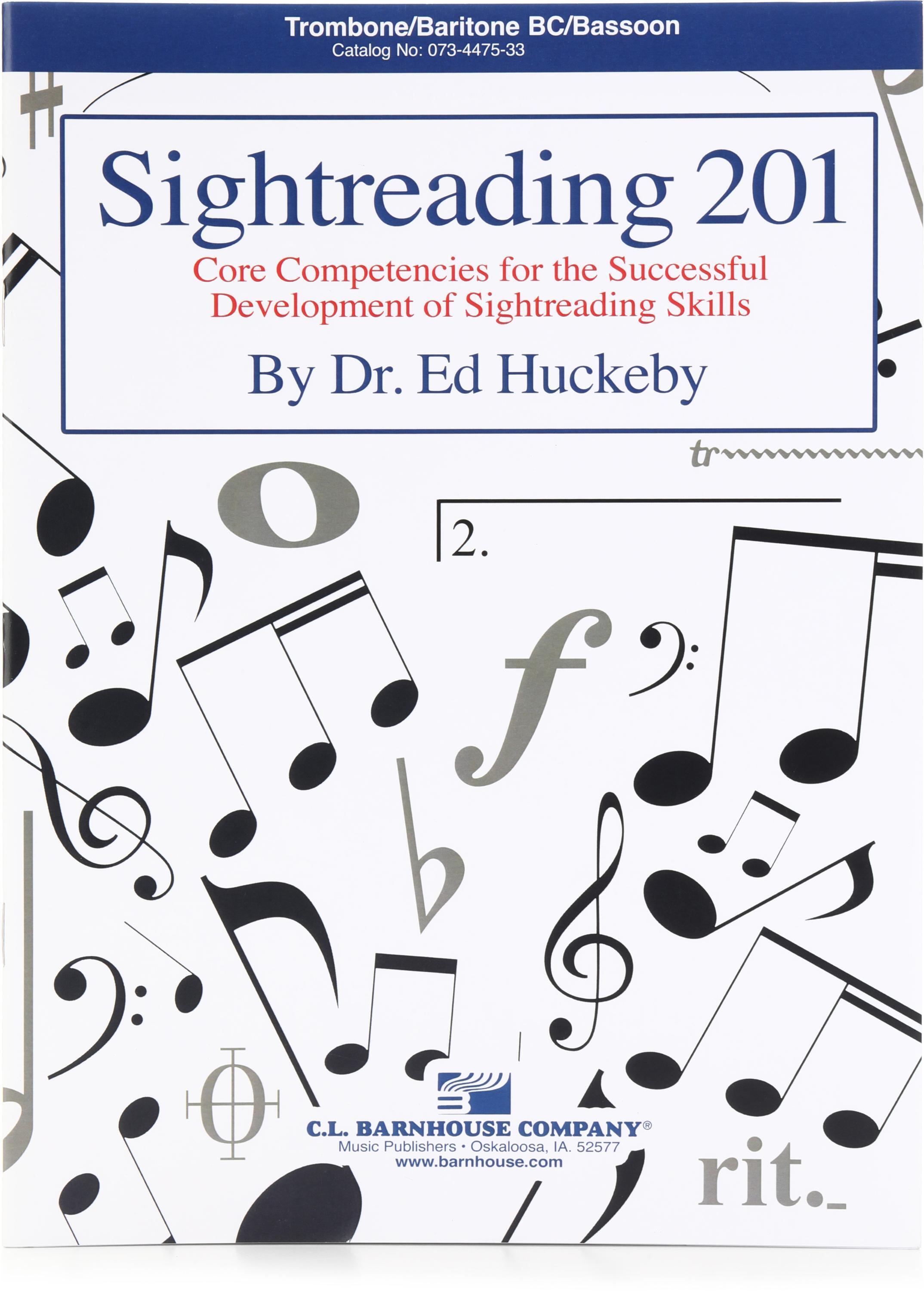 C.L. Barnhouse Sightreading 201 Book - Trombone, Baritone BC, Bassoon ...