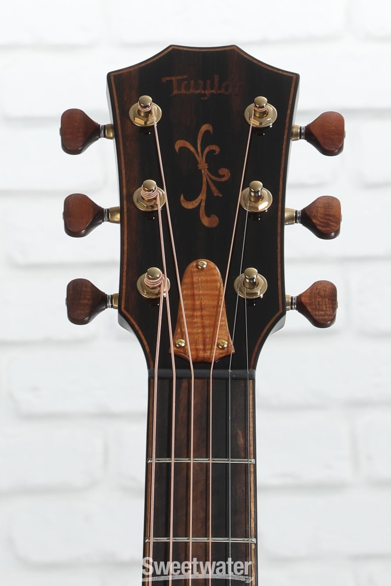 Taylor 2025 Catch Custom #4 C14ce Grand Auditorium - Shaded Edgeburst with Tiger Shadow Back ...