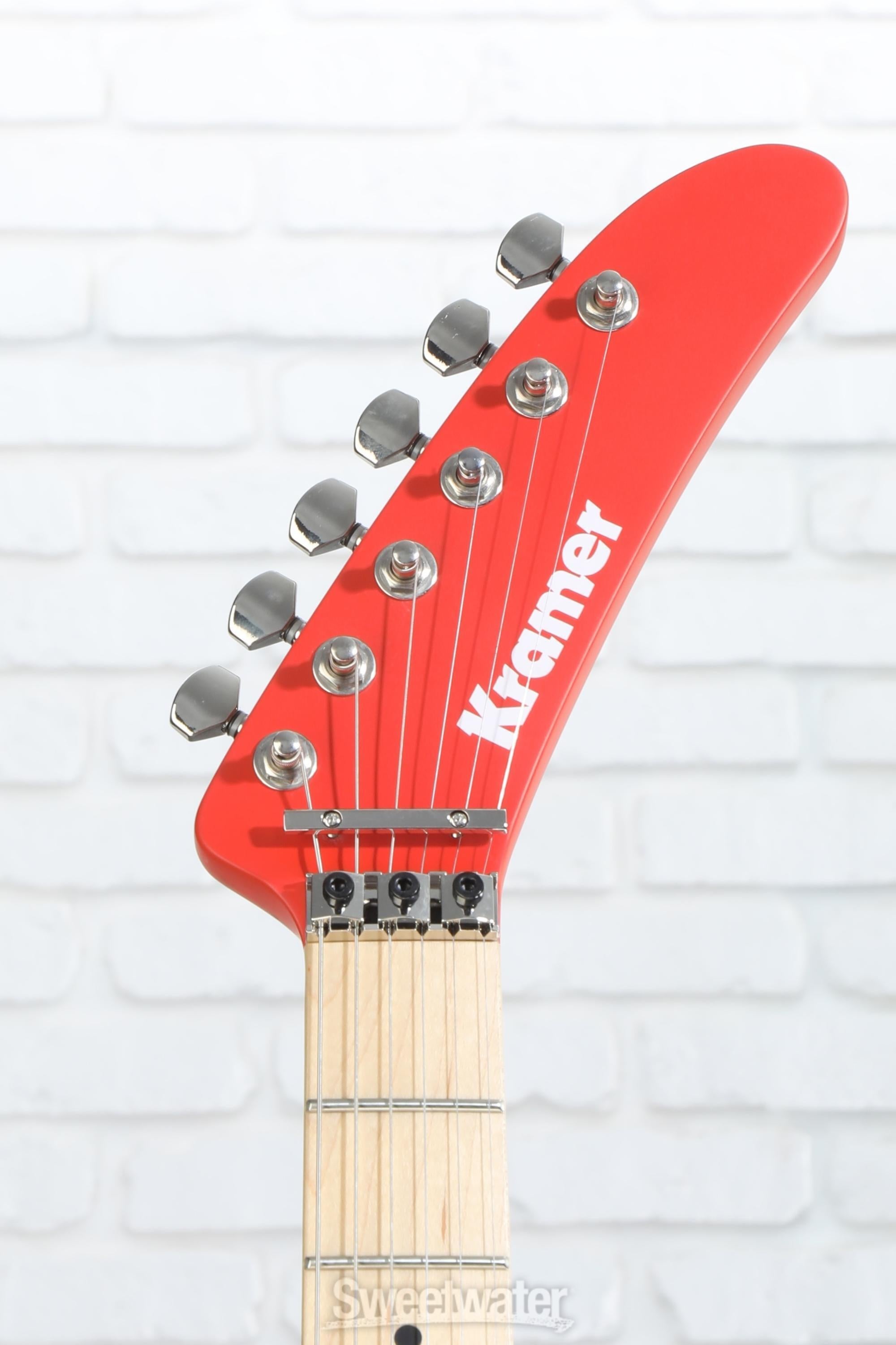 Kramer The 84 Electric Guitar - Eruption Red Satin | Sweetwater