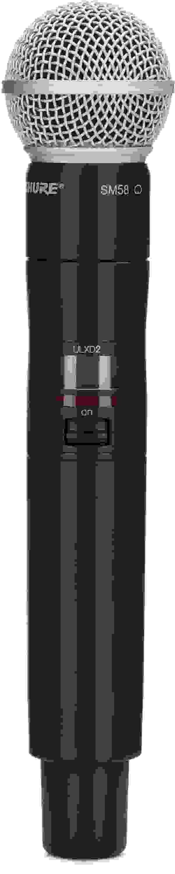 Shure ULXD2/SM58 Wireless Handheld Microphone Transmitter - H50 Band ...