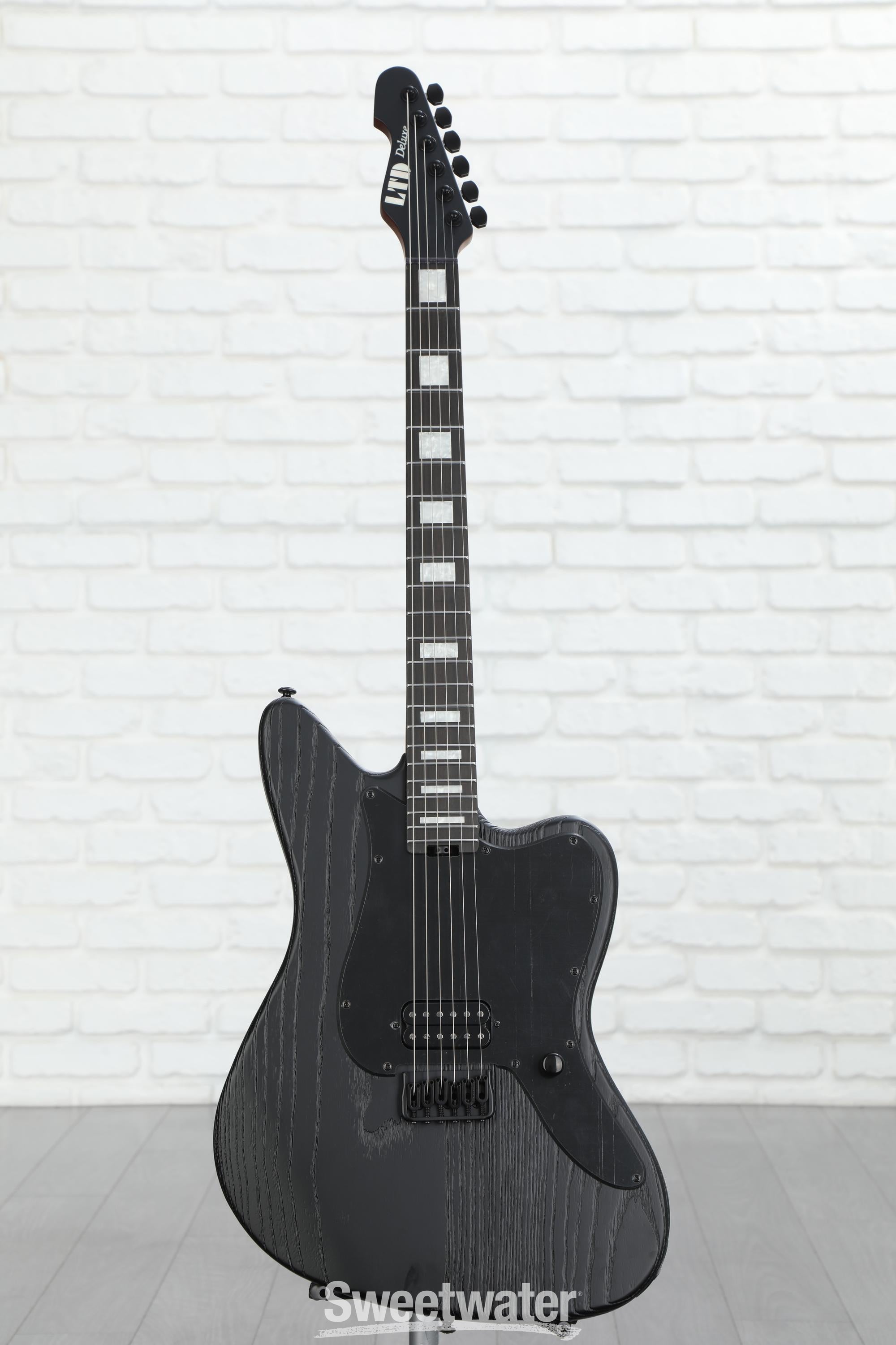 ESP LTD XJ-1 HT Electric Guitar - Black Blast | Sweetwater
