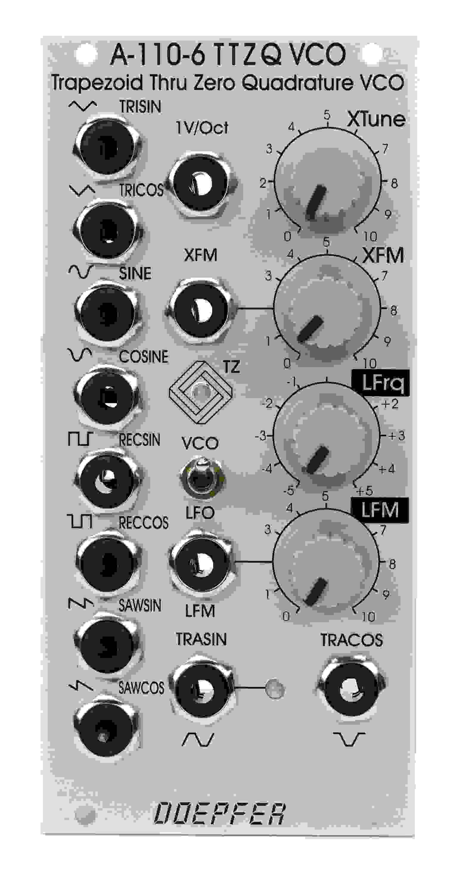 Doepfer A-110-6 Trapezoid Thru Zero VCO Eurorack Module | Sweetwater