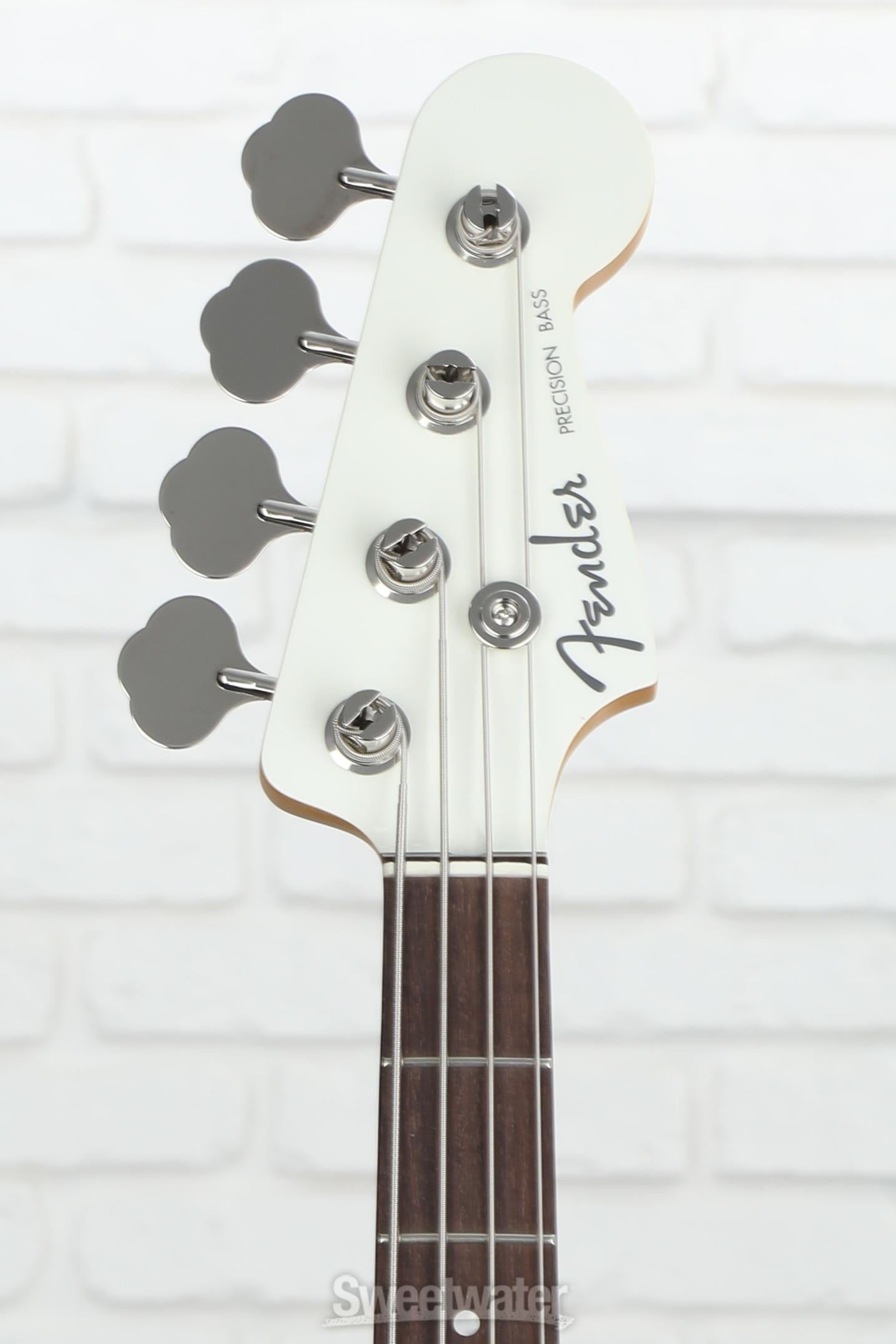 Fender Aerodyne Special Precision Bass - Bright White | Sweetwater