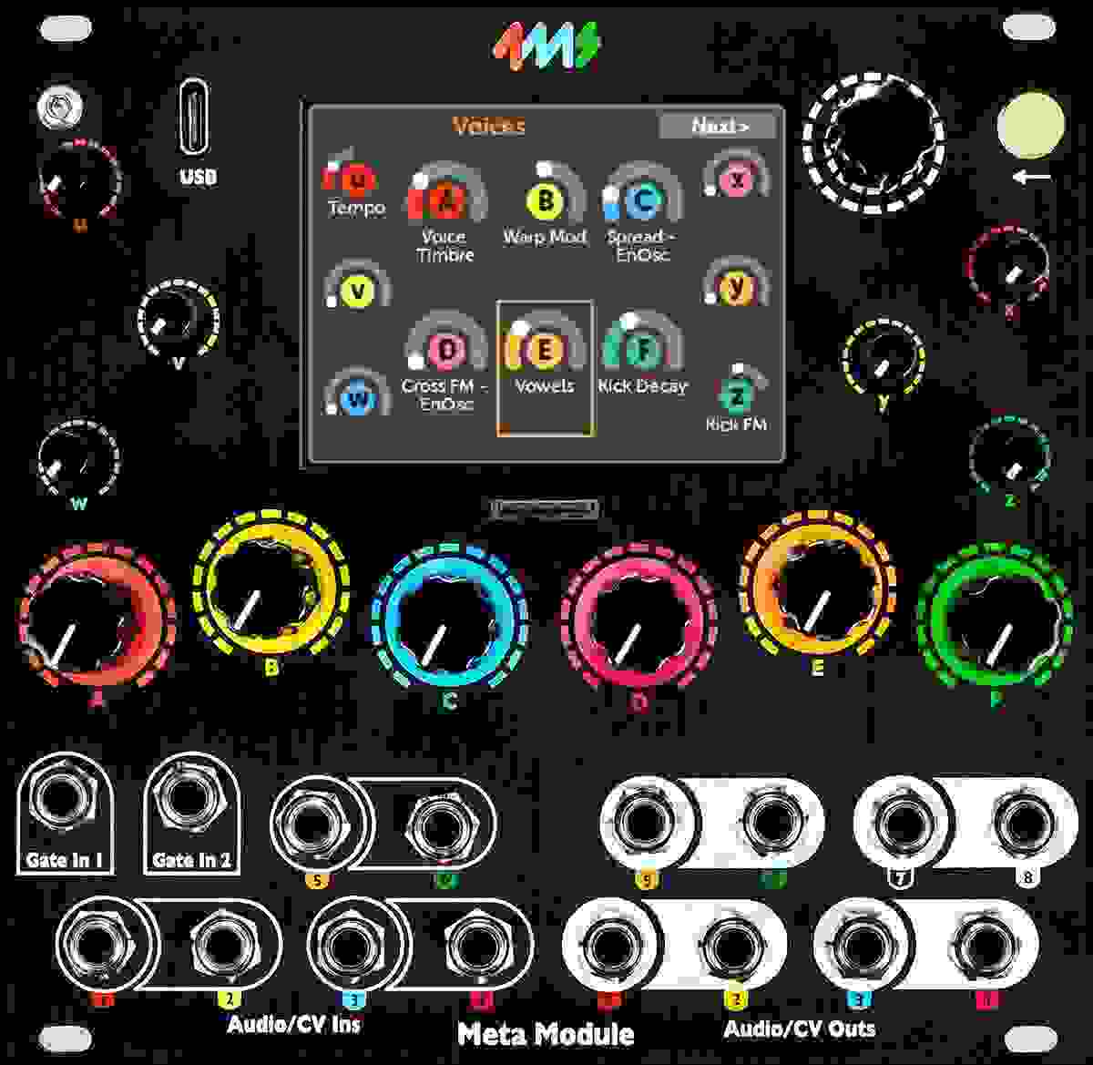 4ms MetaModule Virtual Patch Player Eurorack Synthesizer | Sweetwater