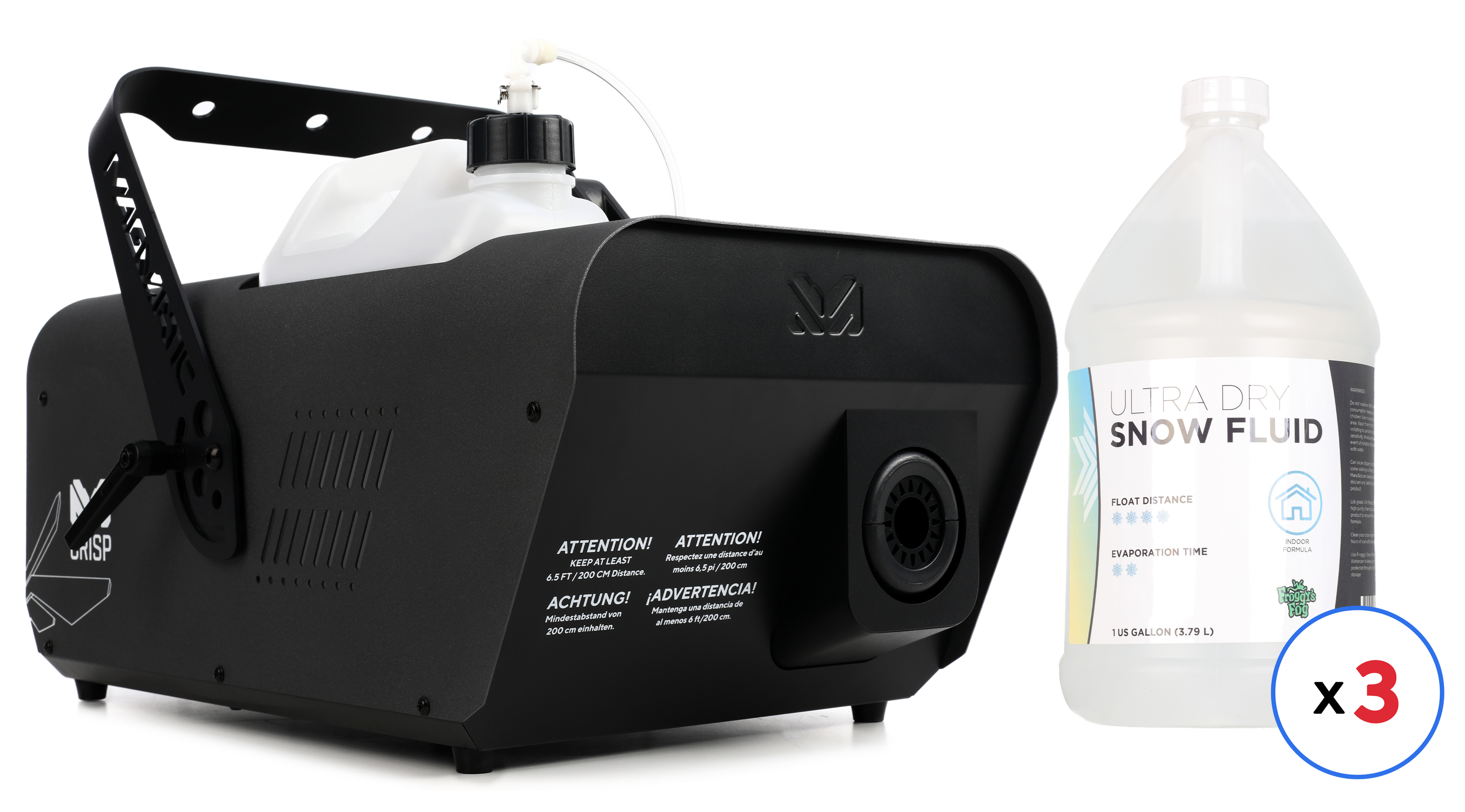 Magmatic CRISP High-volume Snow Machine with Snow Fluid - 3 Gallons ...