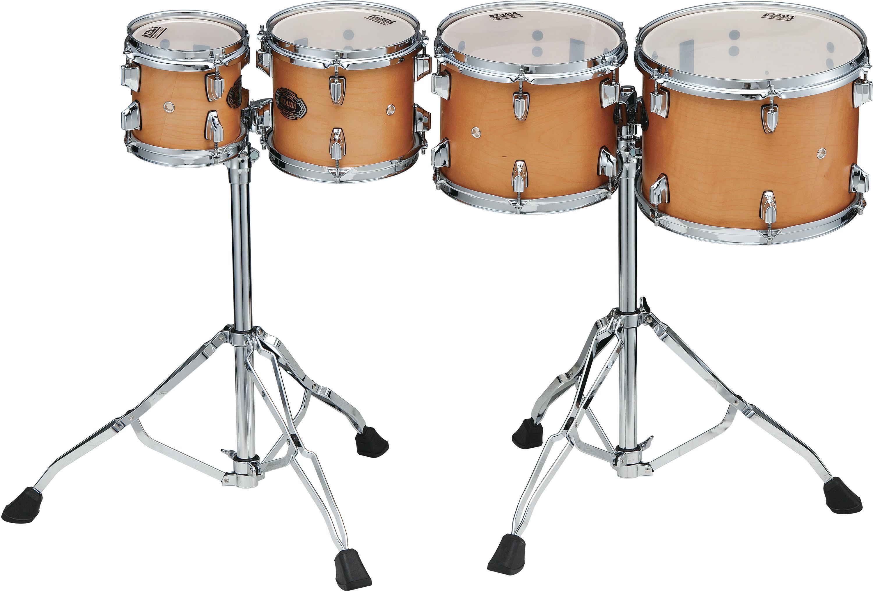 Tama High-pitched Double-headed Concert Tom Set with Stands - Vintage ...