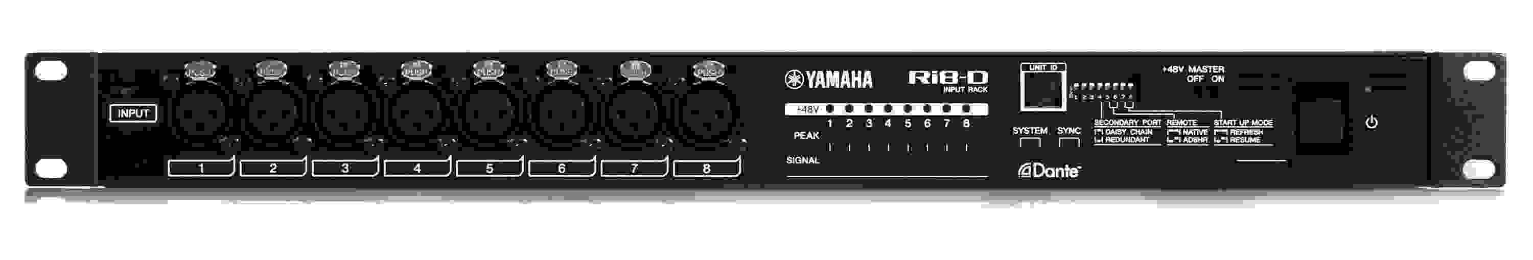 Yamaha Ri8-D Rio Series 8-channel Remote Input Rack | Sweetwater