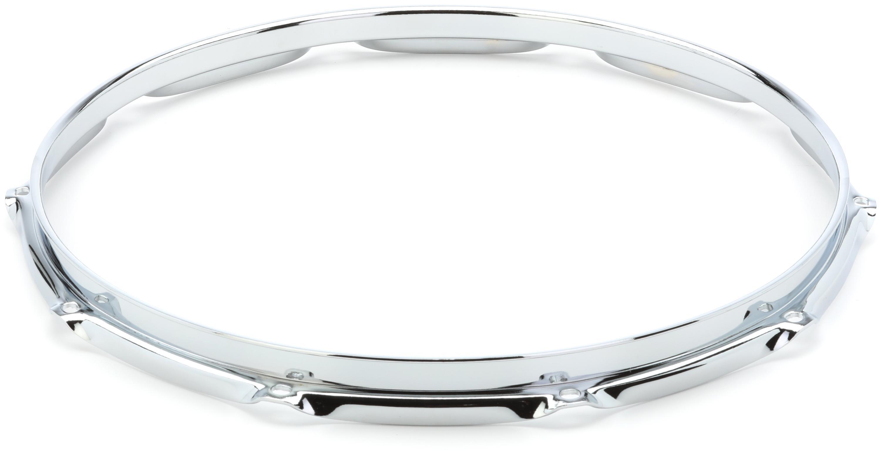 Cardinal Percussion CPT14B10 2.3mm Triple-flanged Hoop - Polished Metal ...