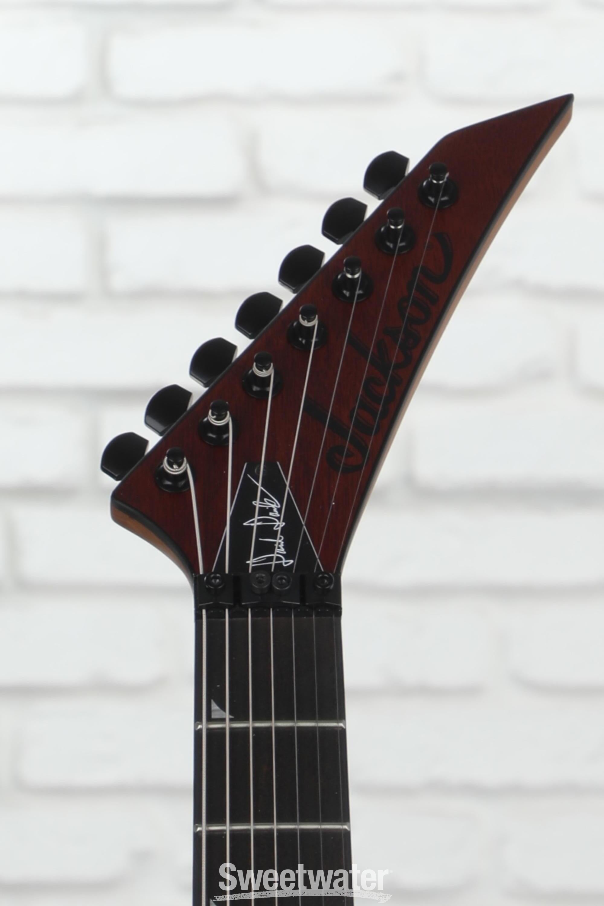 Jackson Pro Series Dave Davidson Signature Warrior WR7 - Natural Walnut ...