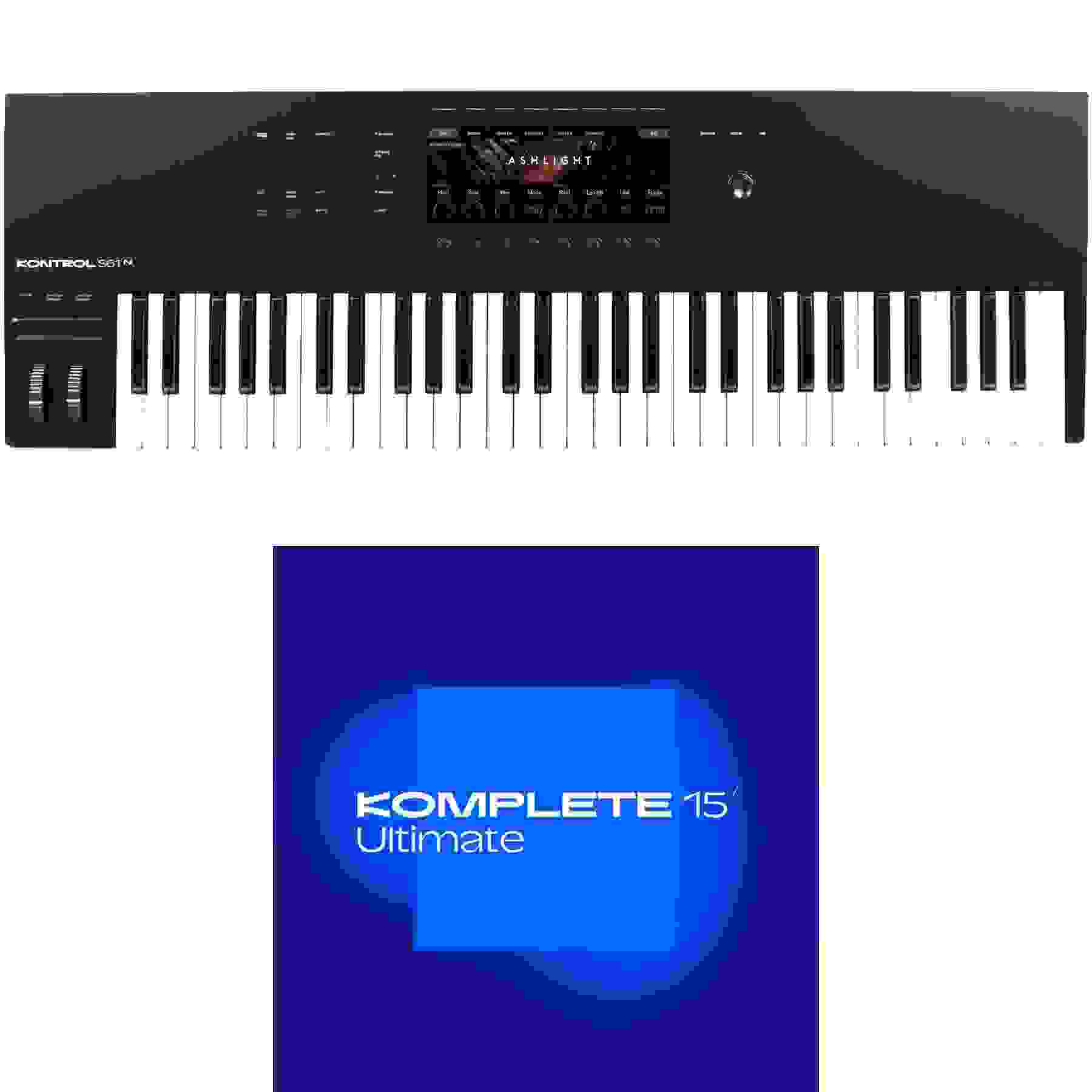 Native Instruments Kontrol S61 Mk3 61-key Smart Keyboard Controller ...