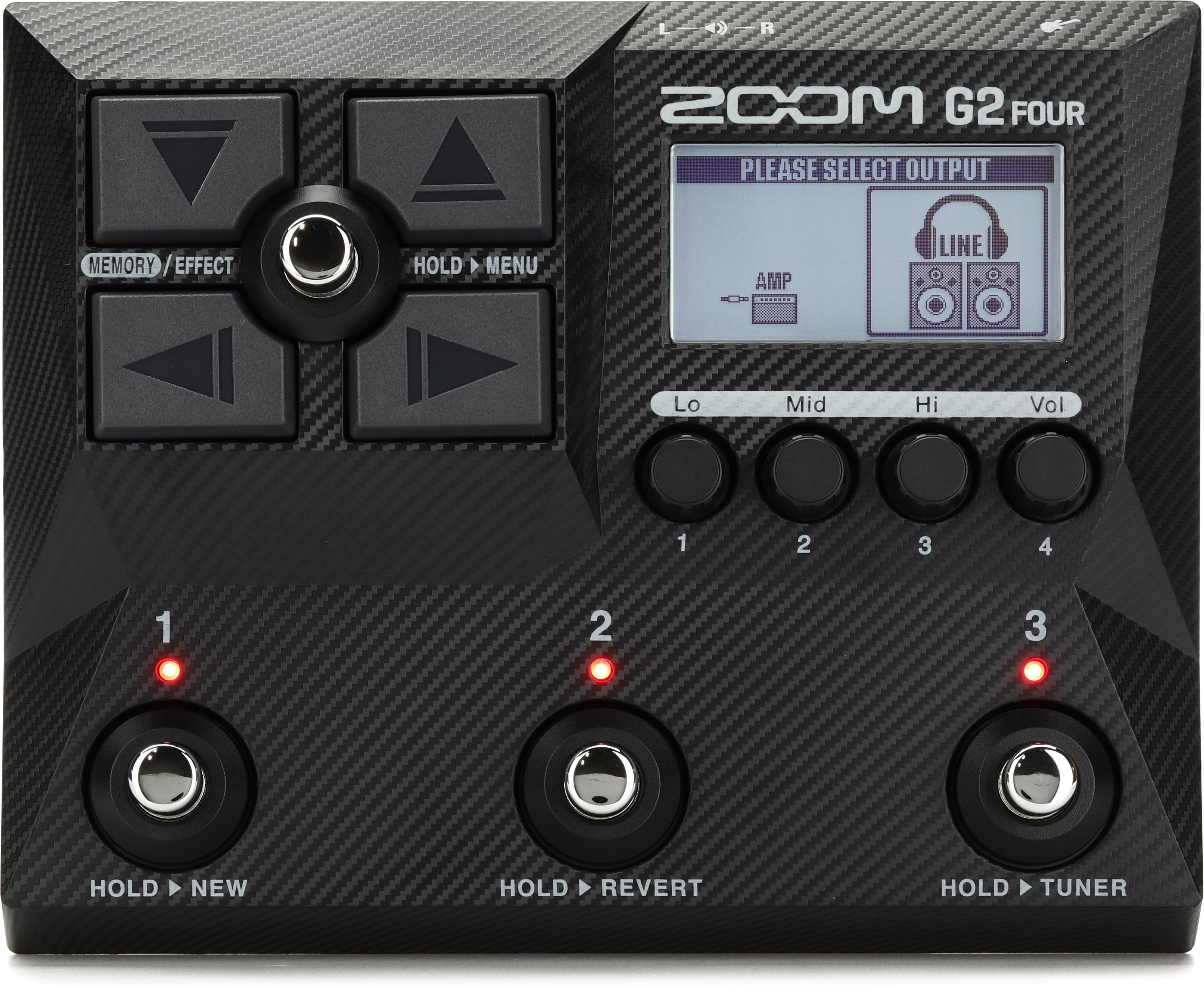 Zoom G2 Four Multi-effects Processor Pedal | Sweetwater
