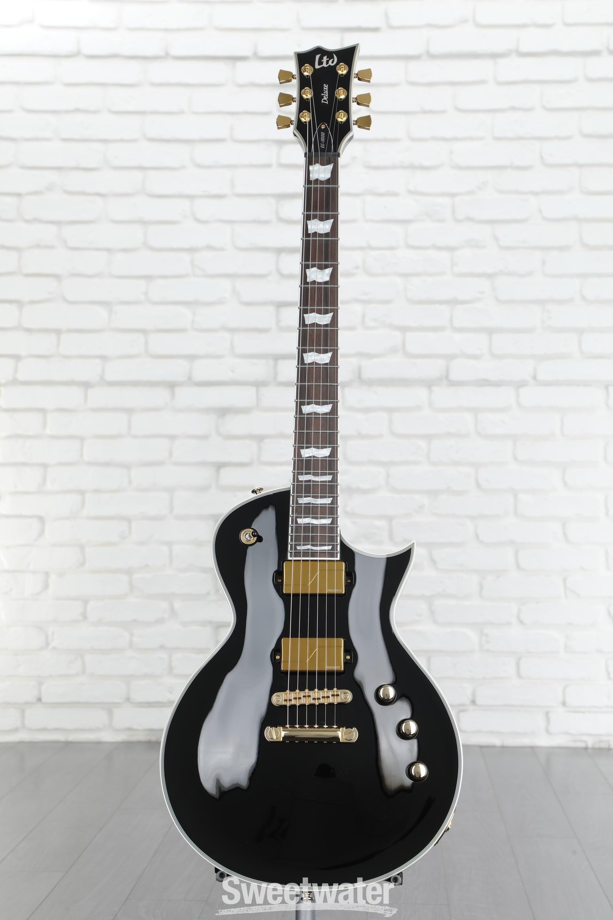 ESP LTD EC-1000 Electric Guitar - Black | Sweetwater