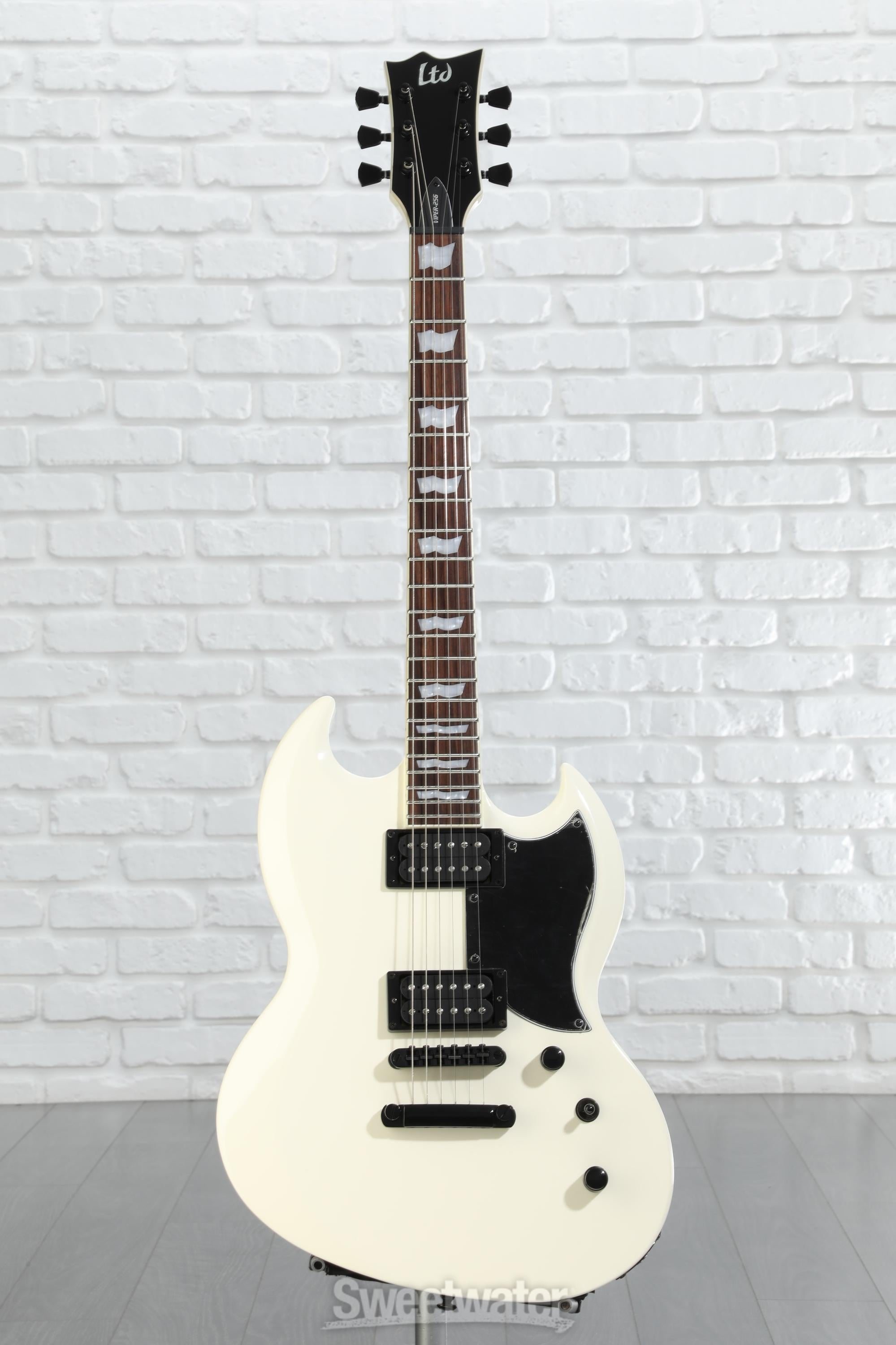 ESP LTD Viper-256 Electric Guitar - Olympic White | Sweetwater
