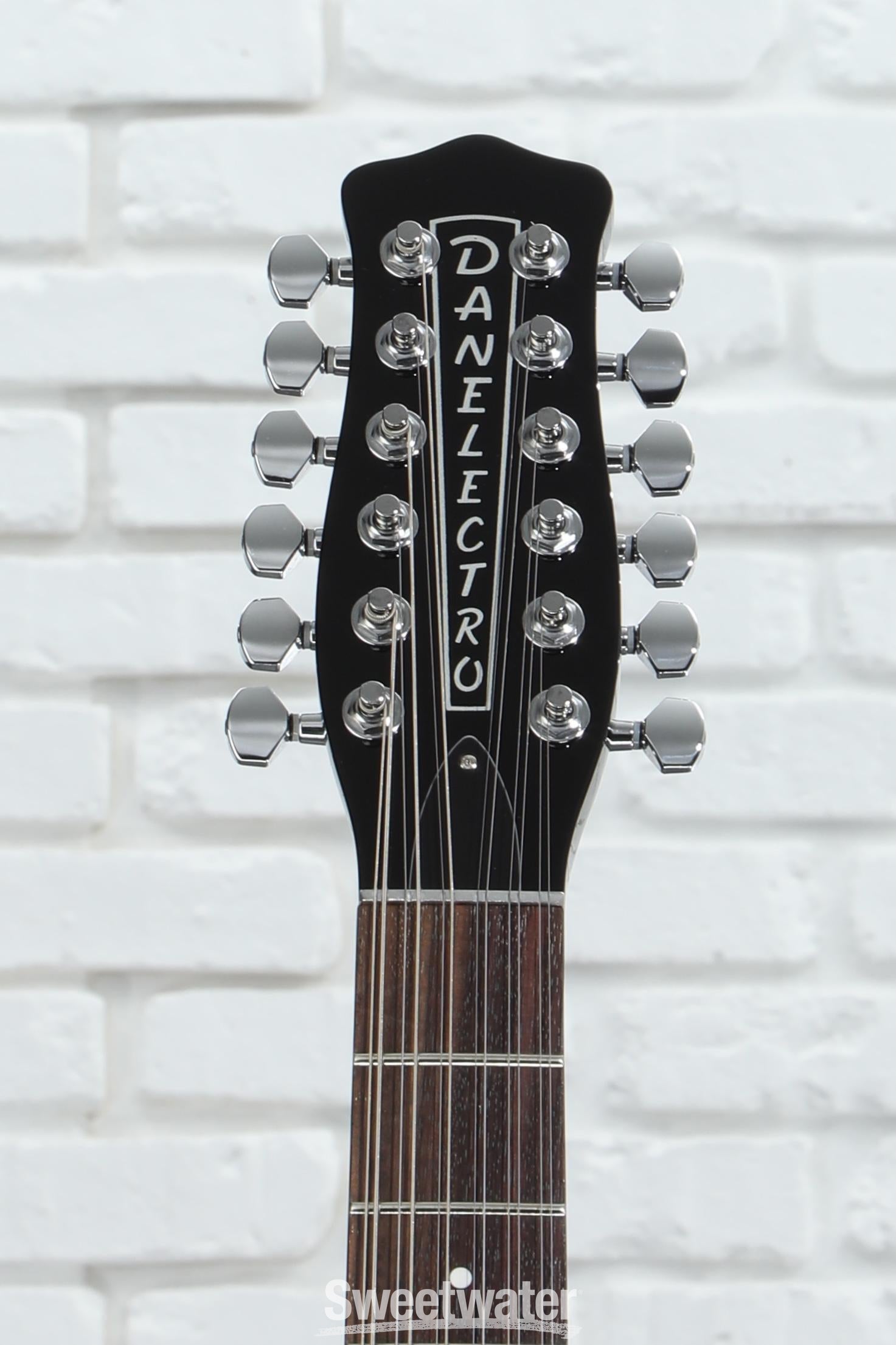 Danelectro 12-string Semi-hollowbody Electric Guitar - Cherry Sunburst ...