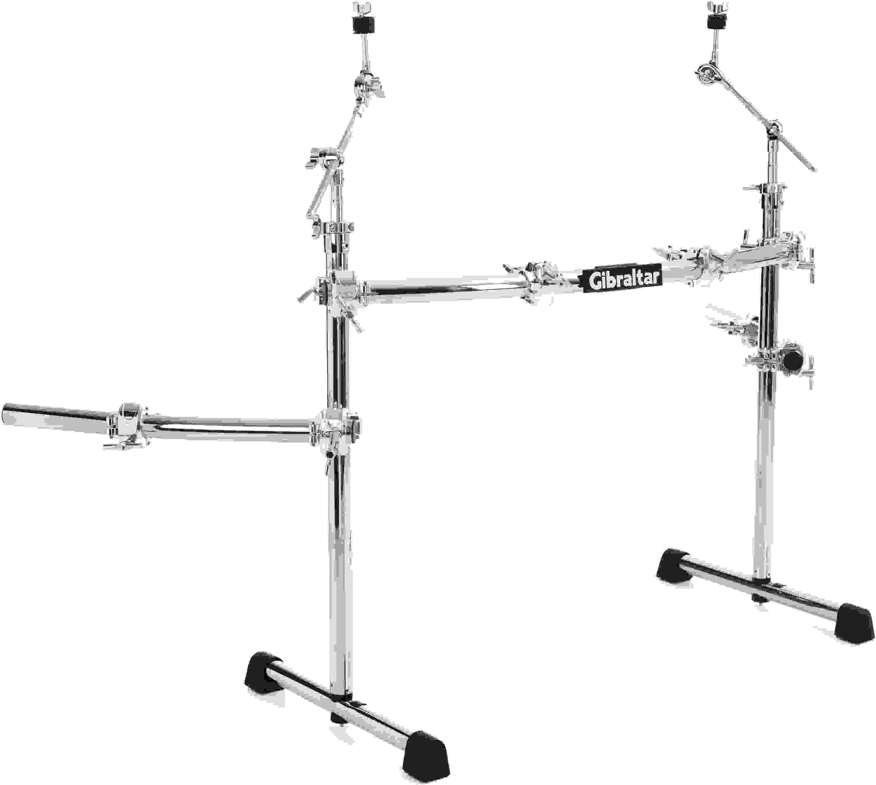 Gibraltar GCS375R Chrome Series Curved Rack System with 2 Side Wings ...