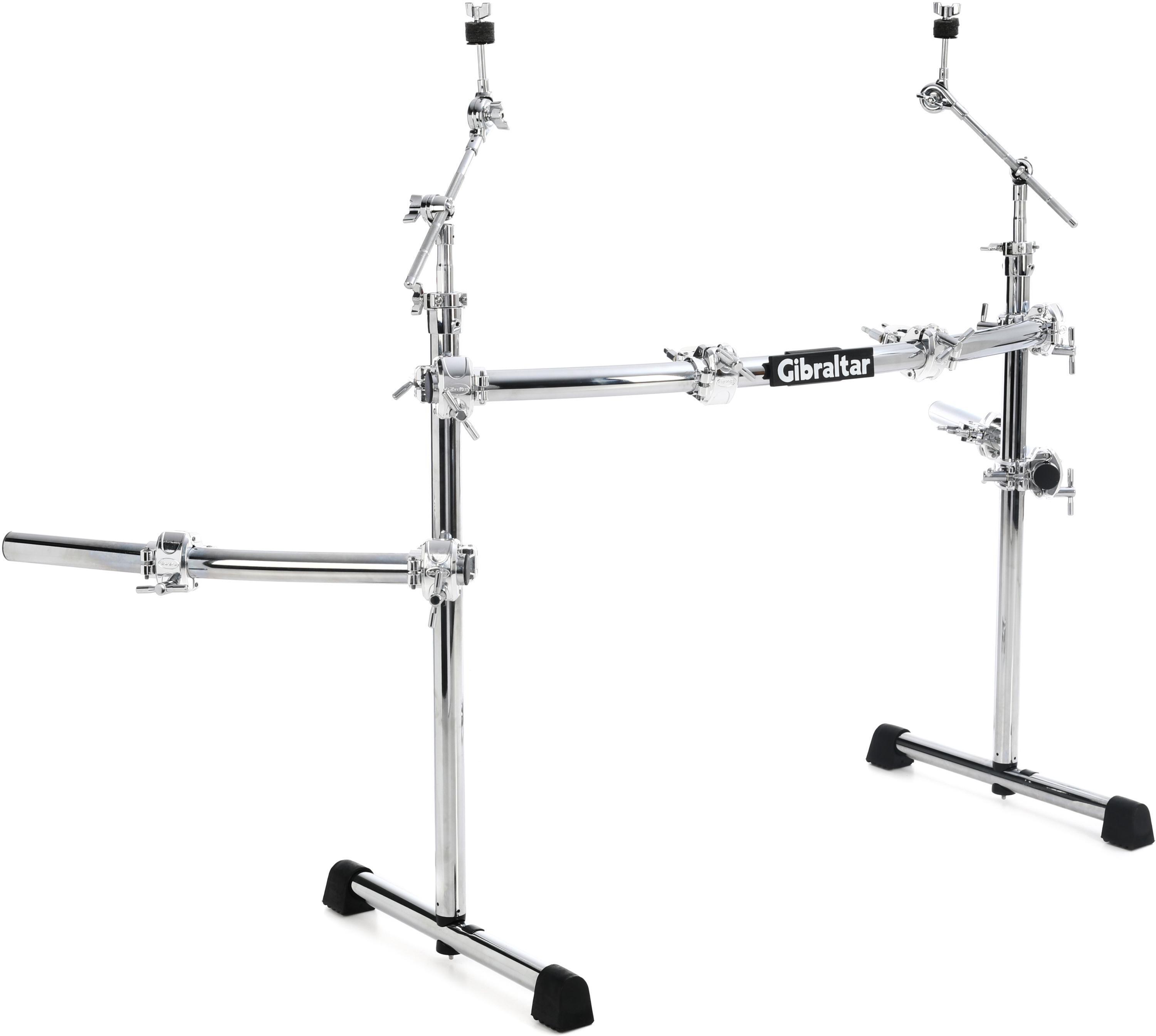 Gibraltar GCS375R Chrome Series Curved Rack System with 2 Side Wings ...