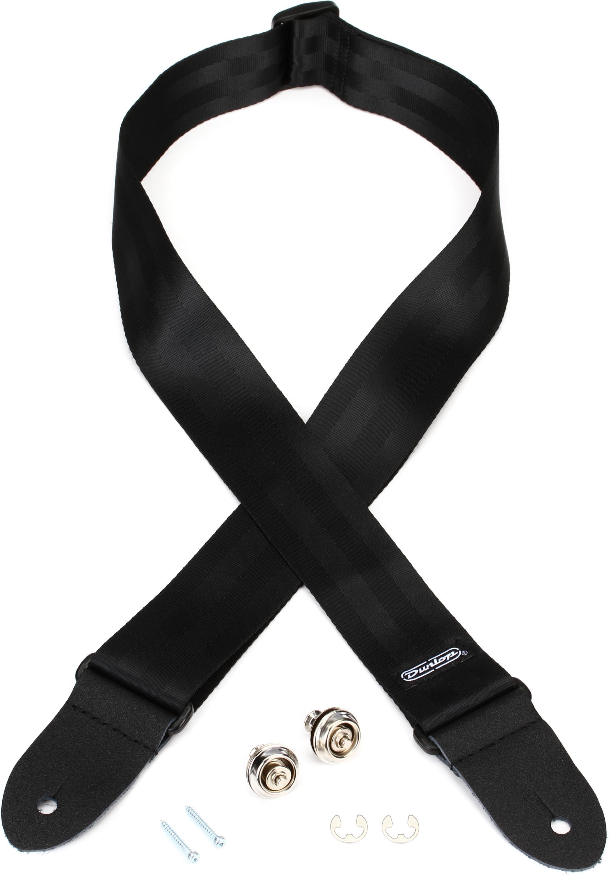 Dunlop SLST001 Straplok Pak Nickel Dual Design Straplok and Strap ...