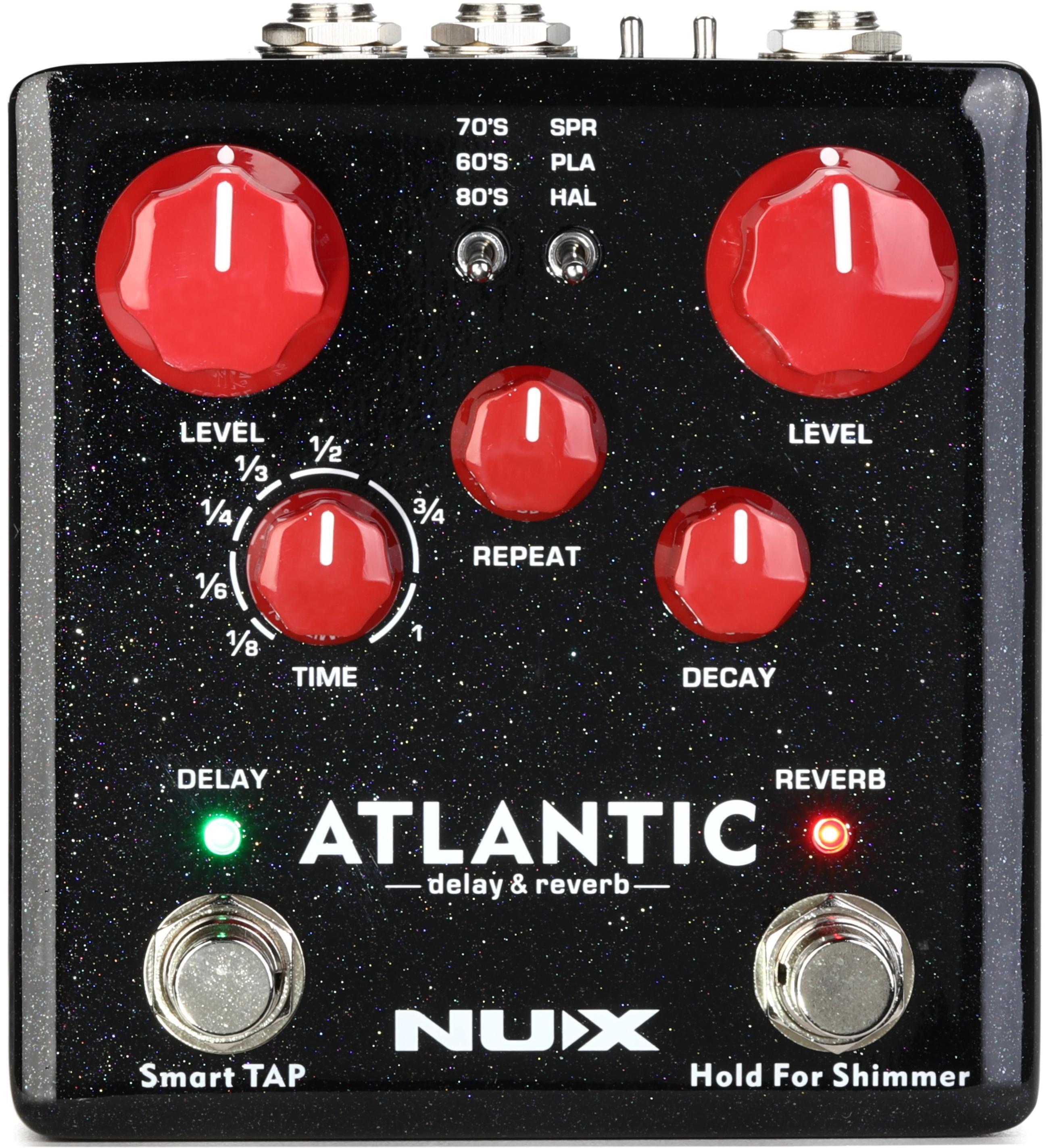NUX Atlantic Delay & Reverb Pedal | Sweetwater