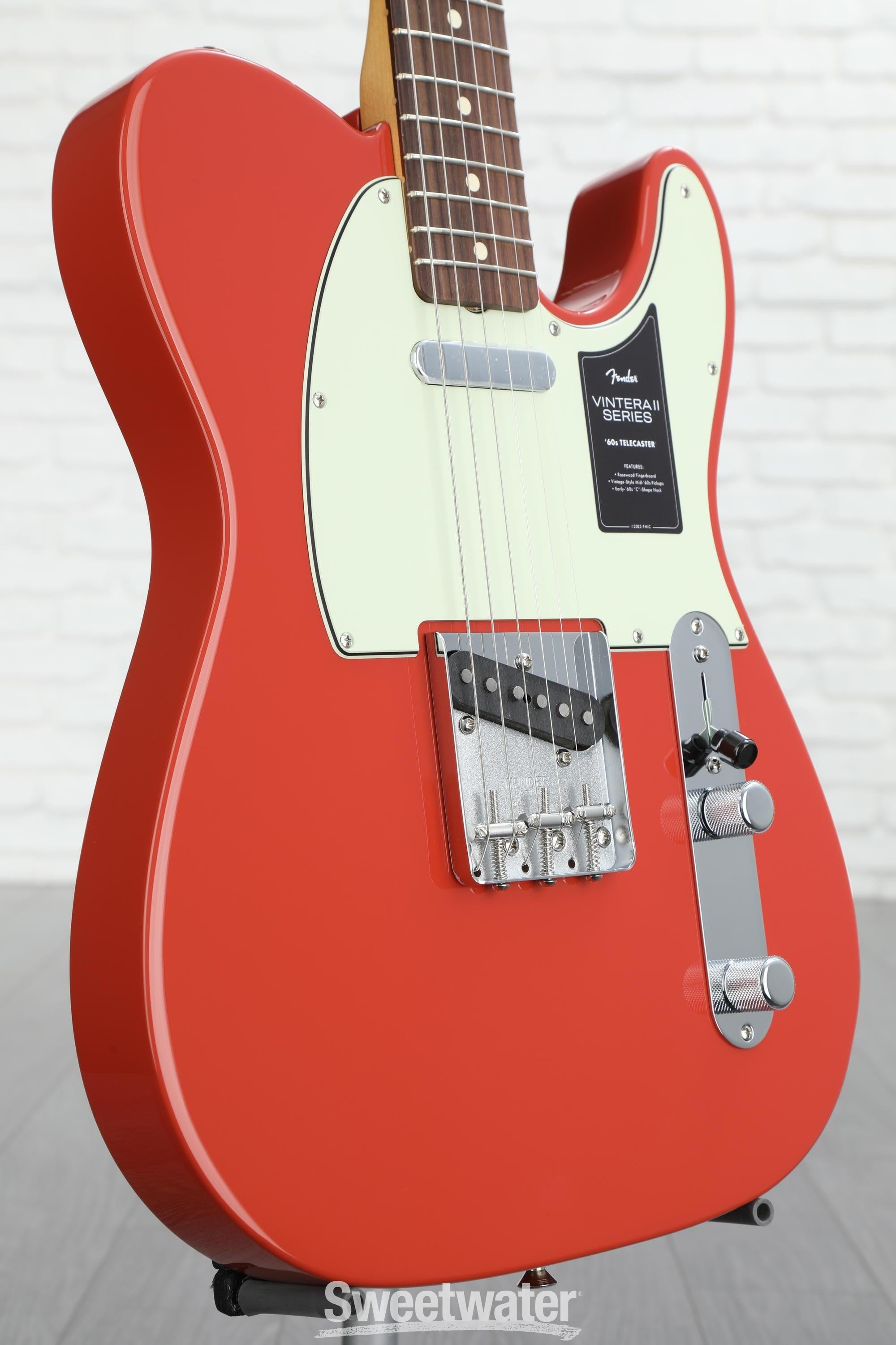 Fender Vintera II '60s Telecaster Electric Guitar - Fiesta Red | Sweetwater
