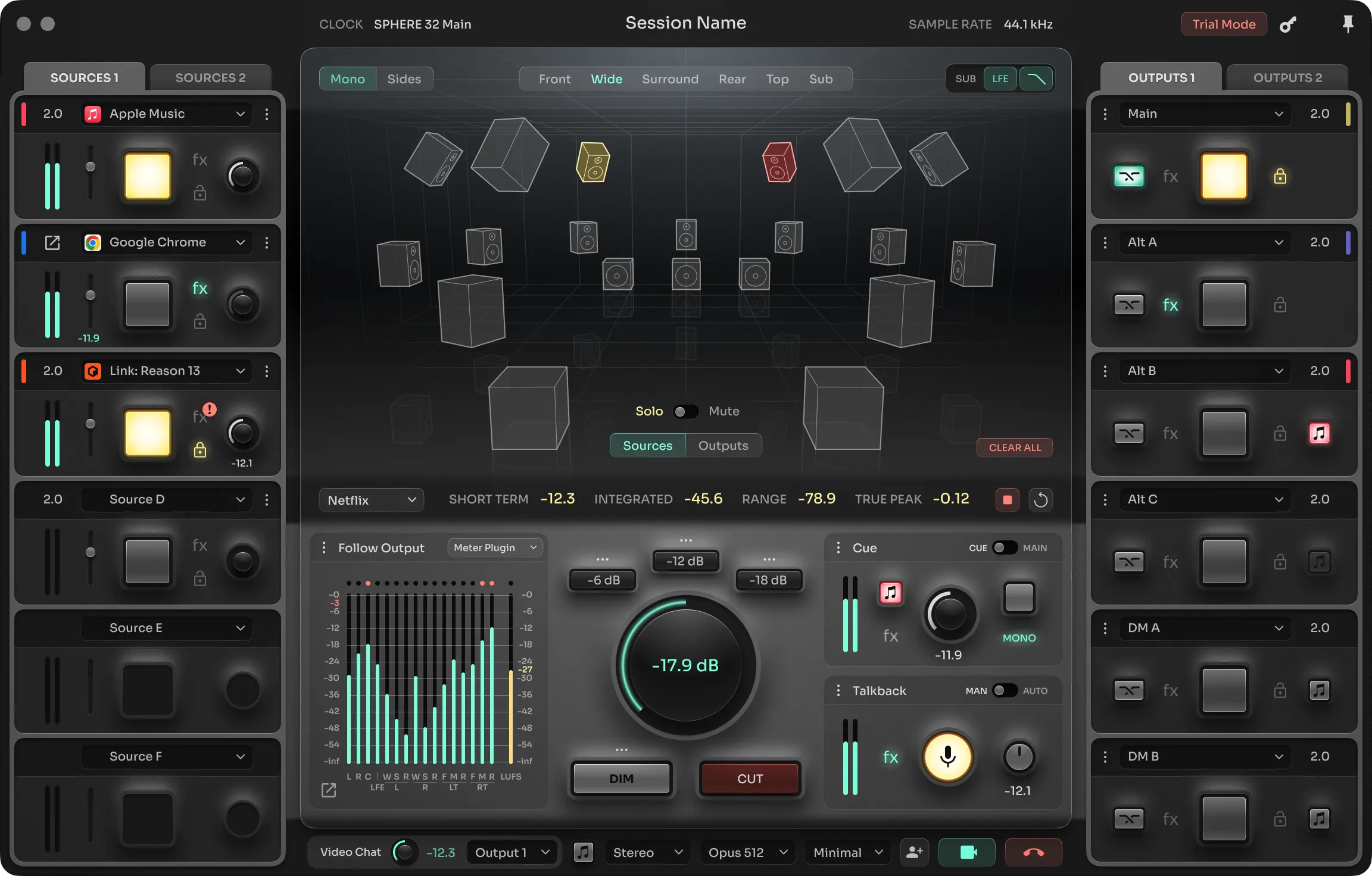 Ginger Audio GroundControl Sphere Atmos | Sweetwater