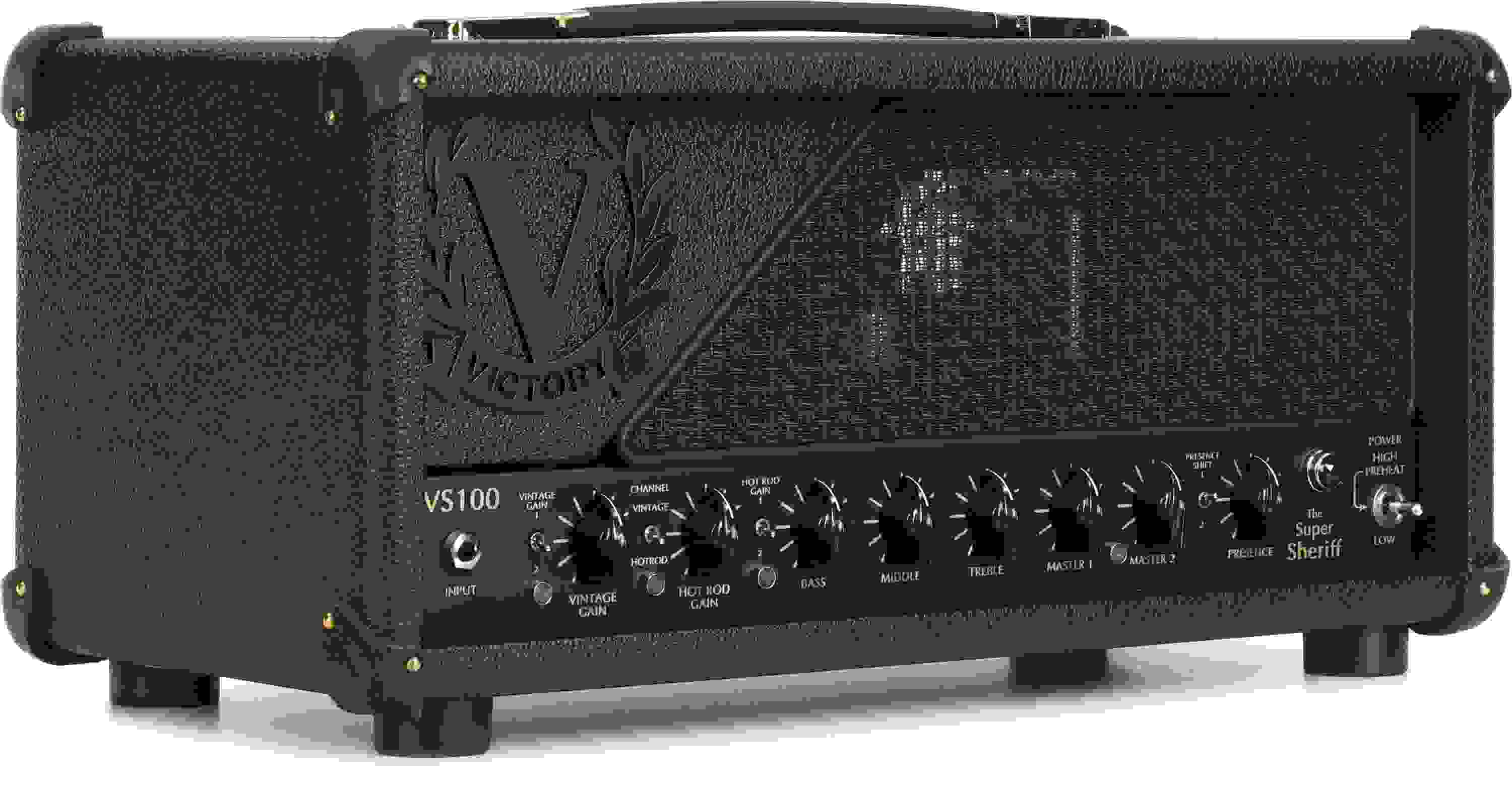 Victory Amplification VS100 Super Sheriff 100-watt Tube Head - Blackout ...