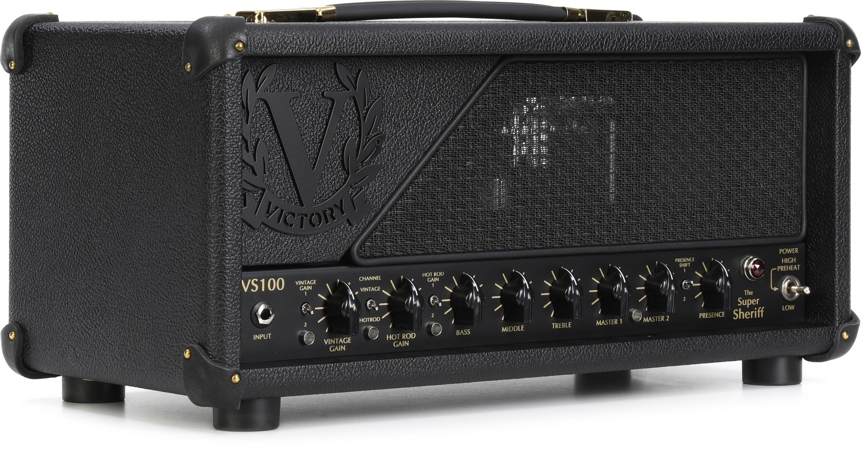 Victory Amplification VS100 Super Sheriff 100-watt Tube Head - Blackout ...