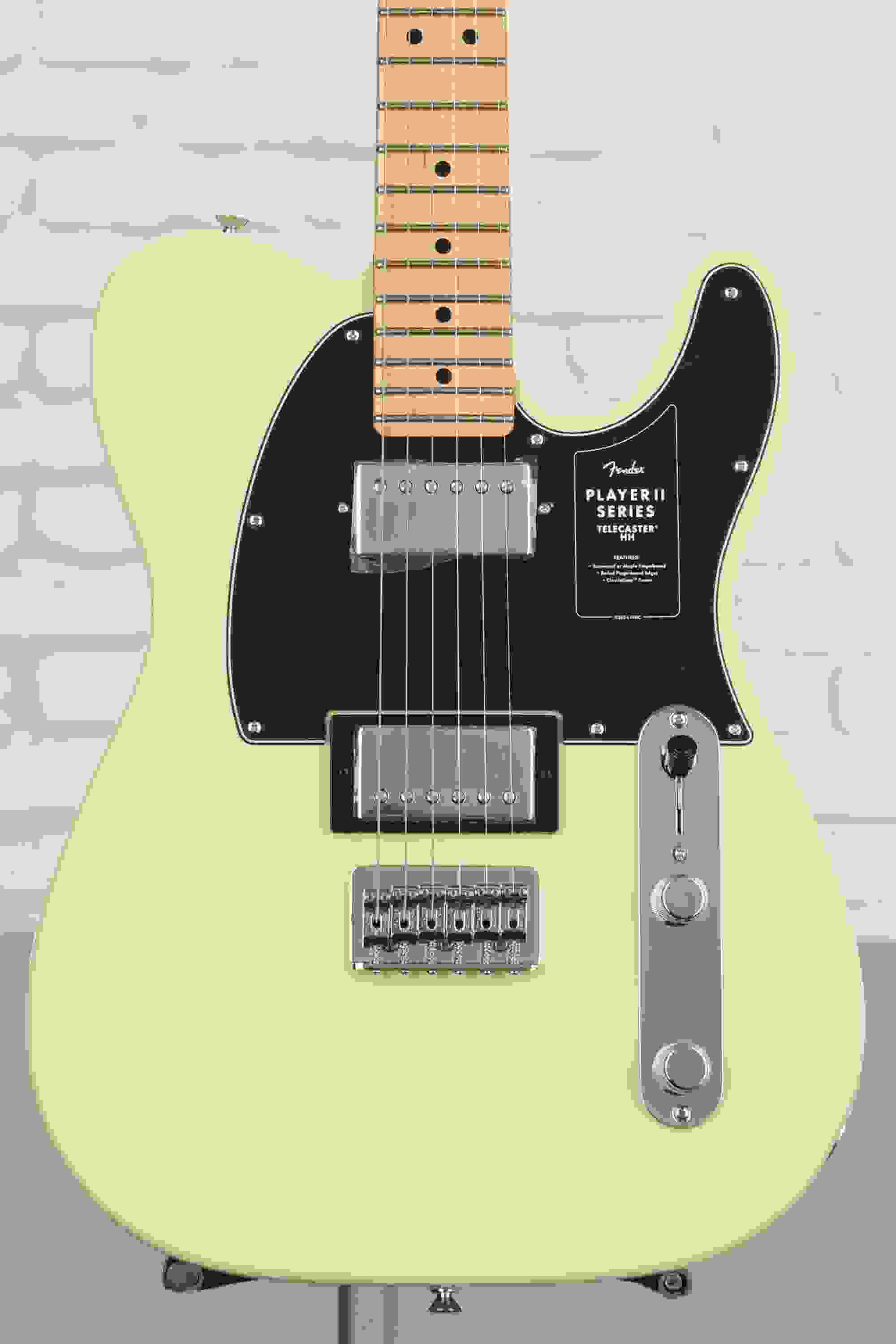 Fender Player II Telecaster HH Electric Guitar - Hialeah Yellow with ...