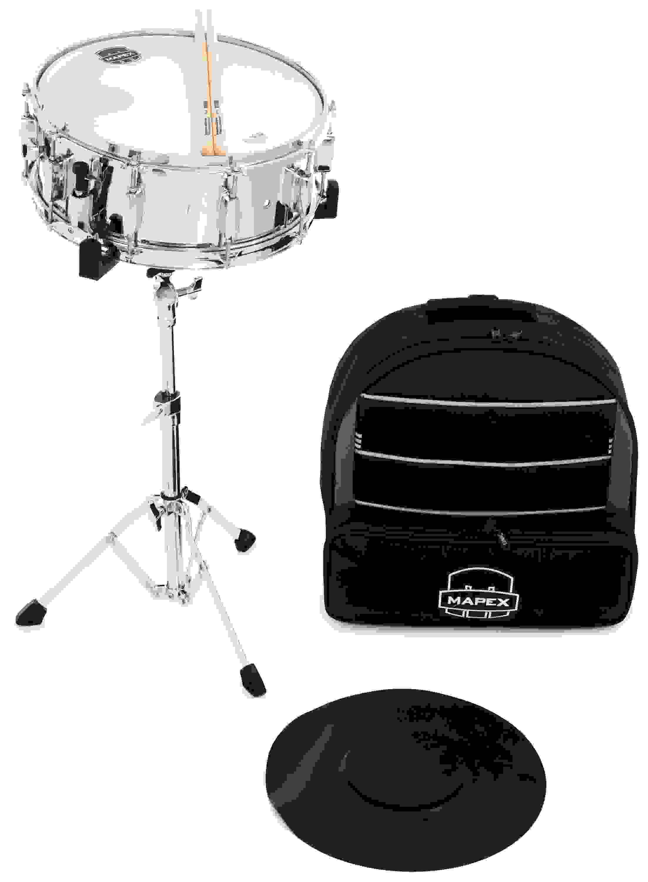 Mapex MSK14D Backpack Snare Drum Kit - 14 x 5 inch | Sweetwater
