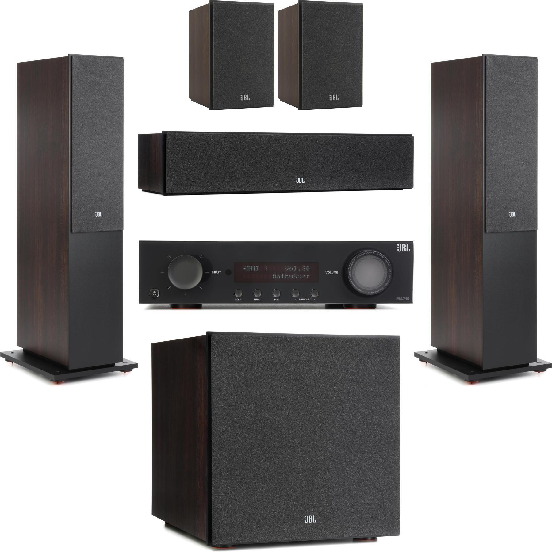 JBL MA710 5.1 Home Theater Bundle - Black | Sweetwater
