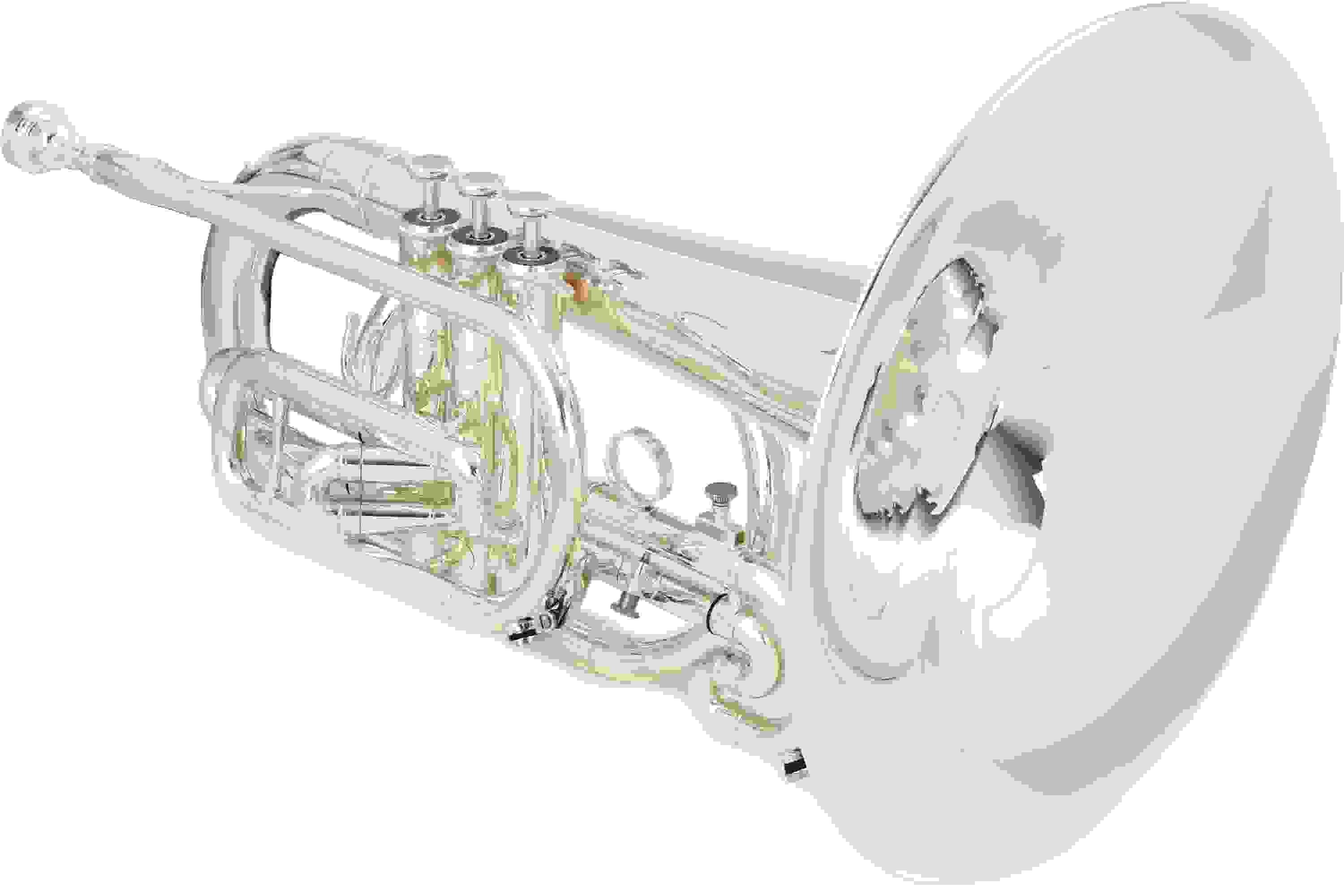 Jupiter JMP1101M Professional Marching Mellophone - Silver-plated ...