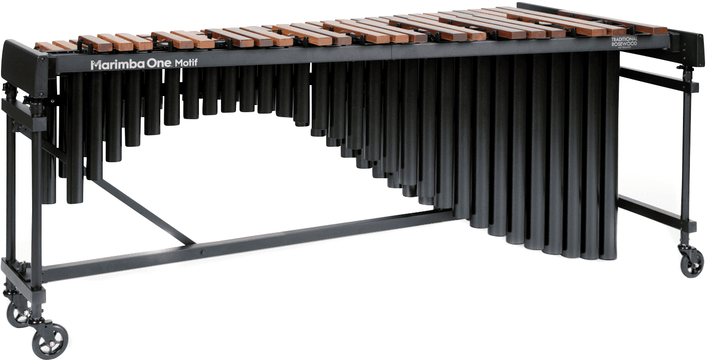 Marimba One 4.3-octave Motif Rosewood Marimba - Classic Resonators and ...