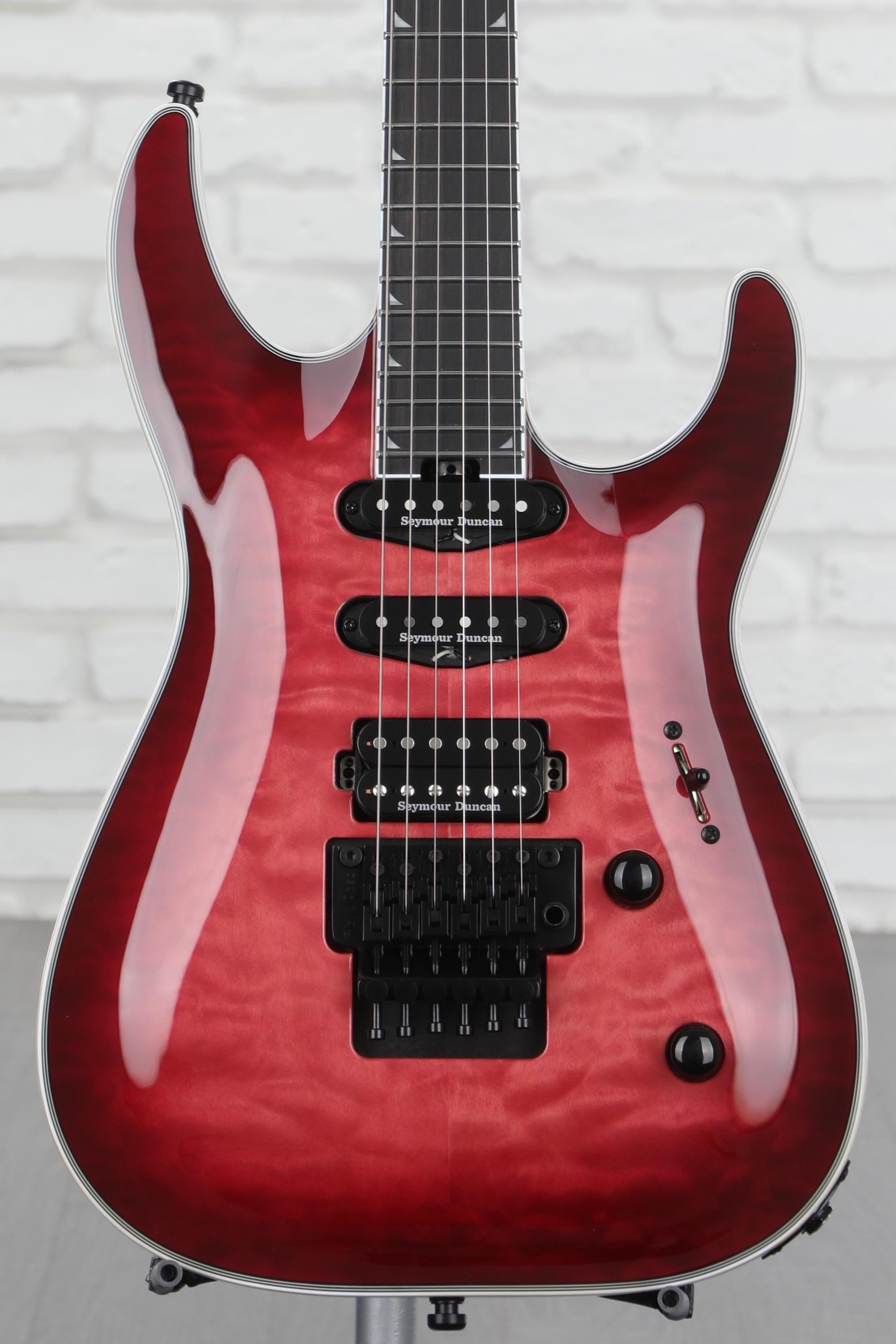 Jackson Pro Plus Series Soloist SLA3Q Electric Guitar - Fuschia Burst ...