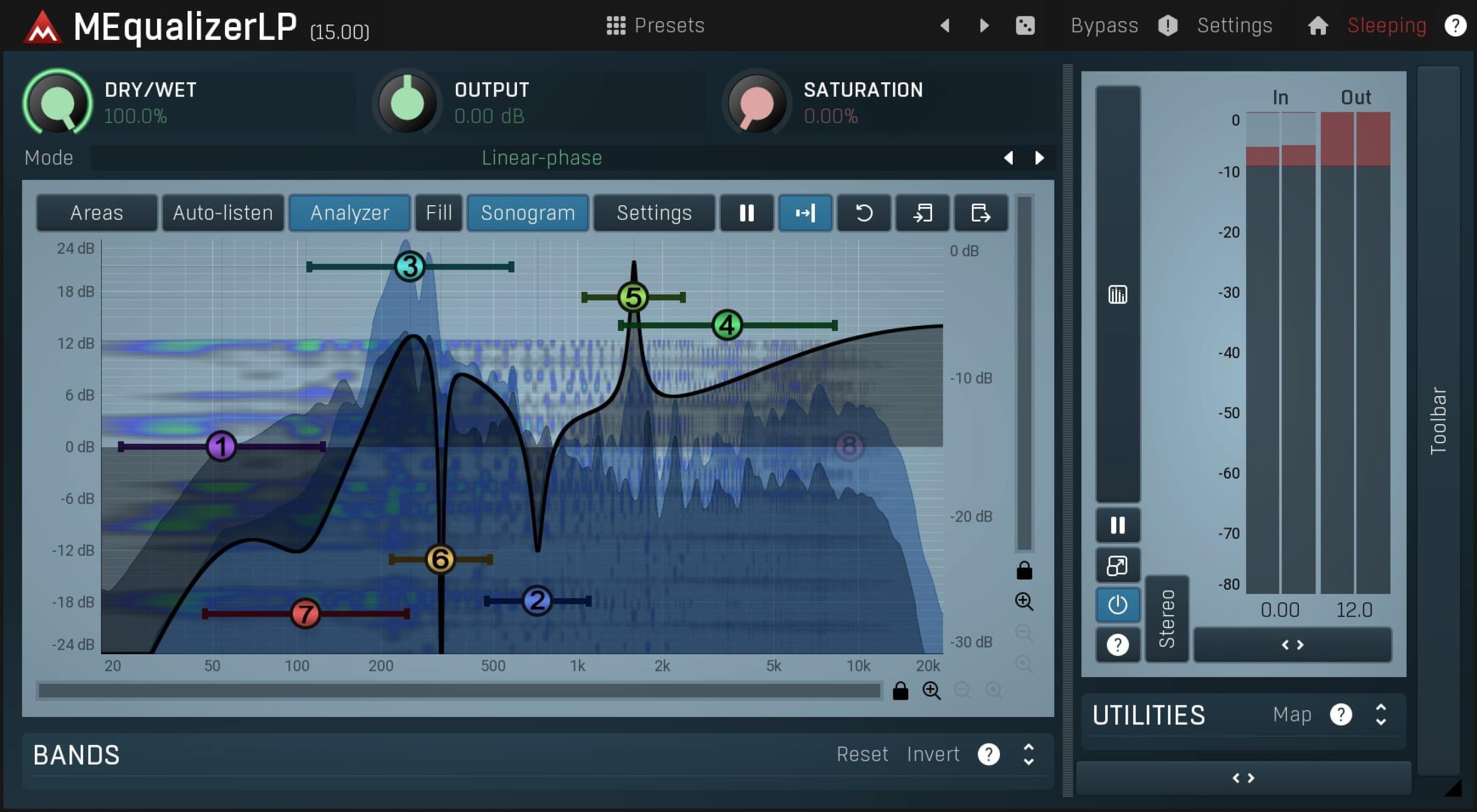MeldaProduction MEqualizerLP Linear-phase Equalizer Plug-in | Sweetwater