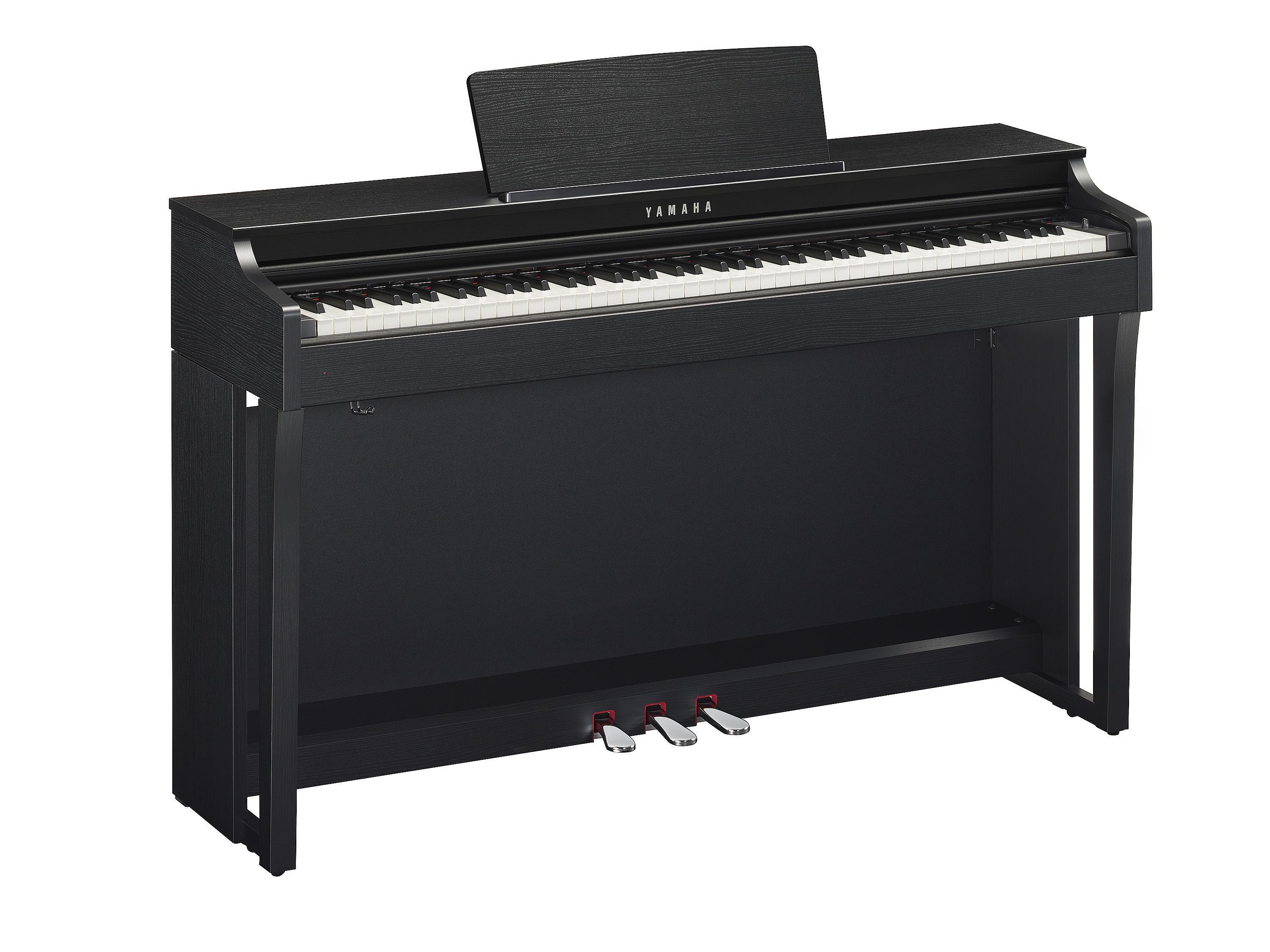 Yamaha Clavinova CLP-625 Digital Upright Piano with Bench - Matte Black ...