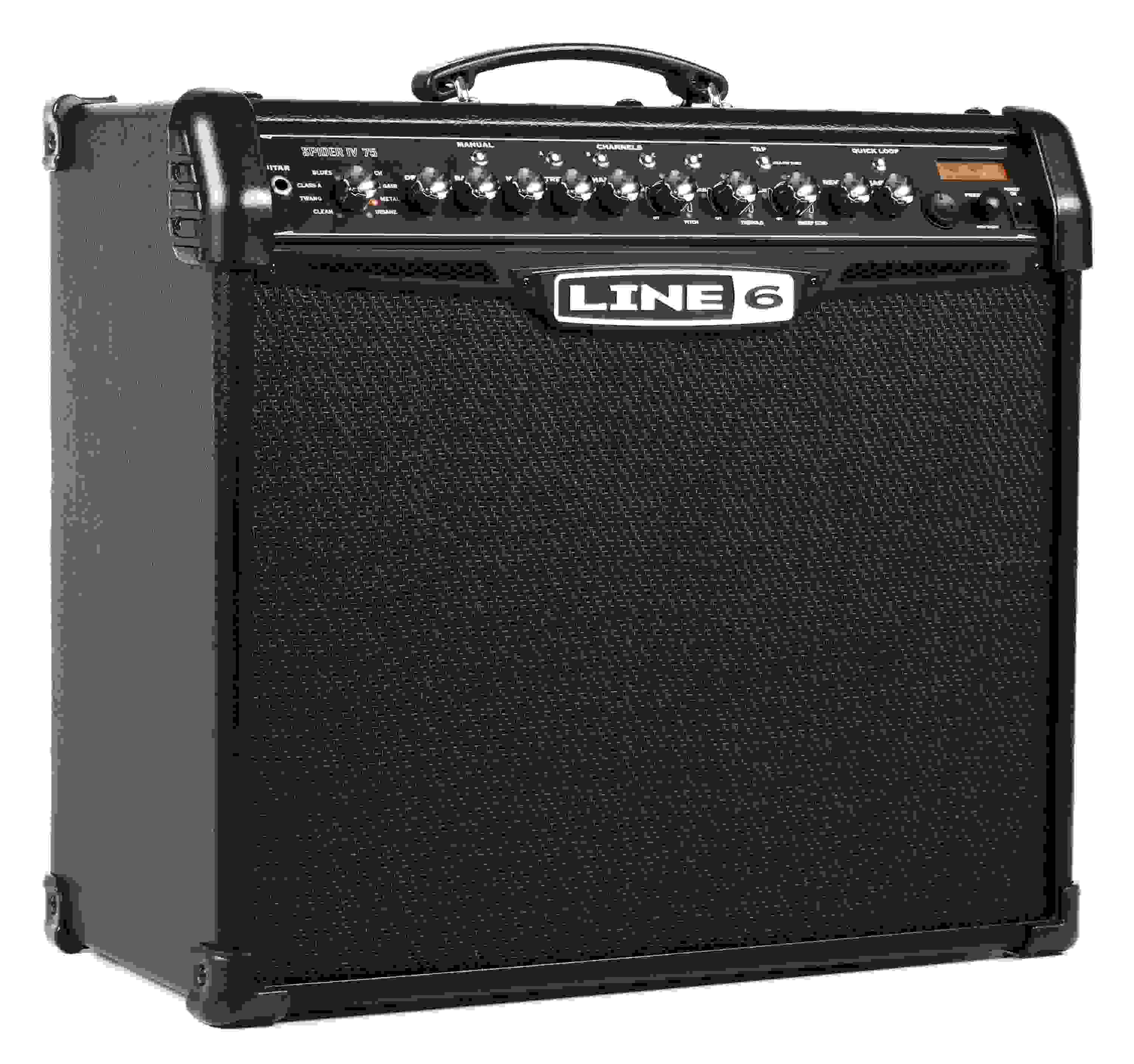 Line 6 Spider IV 75 - Modeling 75W 1x12" Guitar Combo Amp Reviews ...