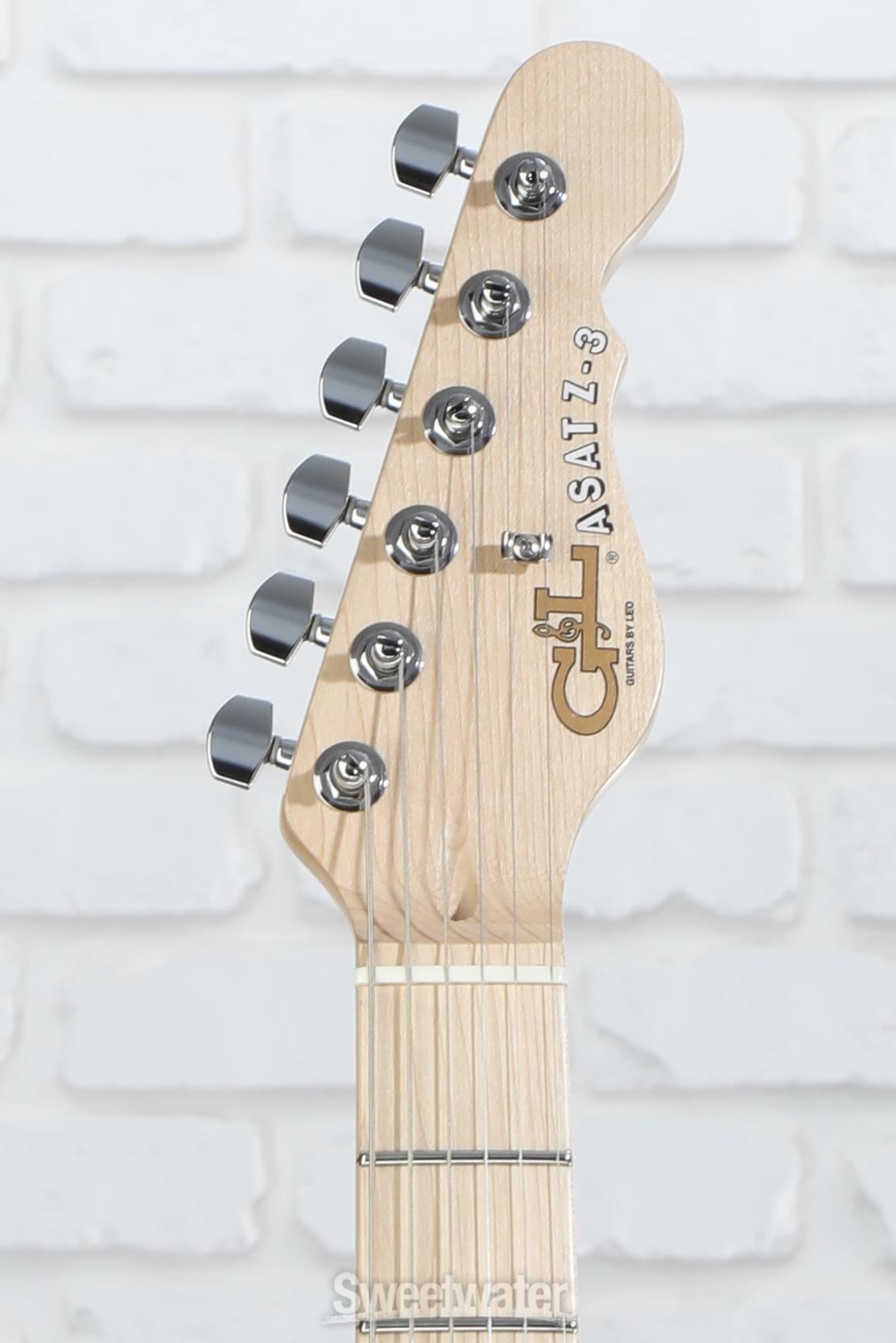 G&L Fullerton Deluxe ASAT Z3 Electric Guitar - Sonic Blue | Sweetwater