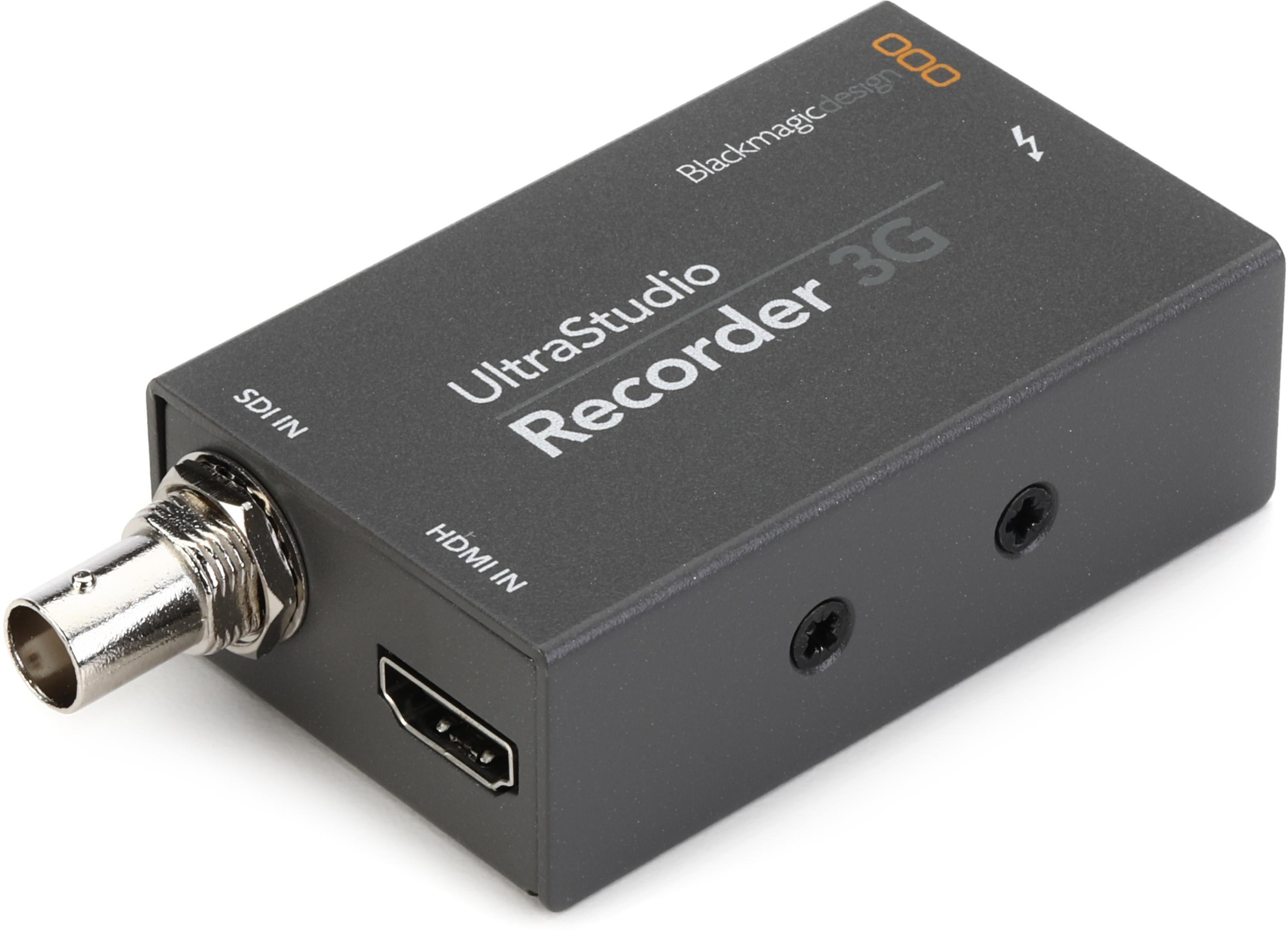 Blackmagic Design UltraStudio Recorder 3G Video Capture Device | Sweetwater