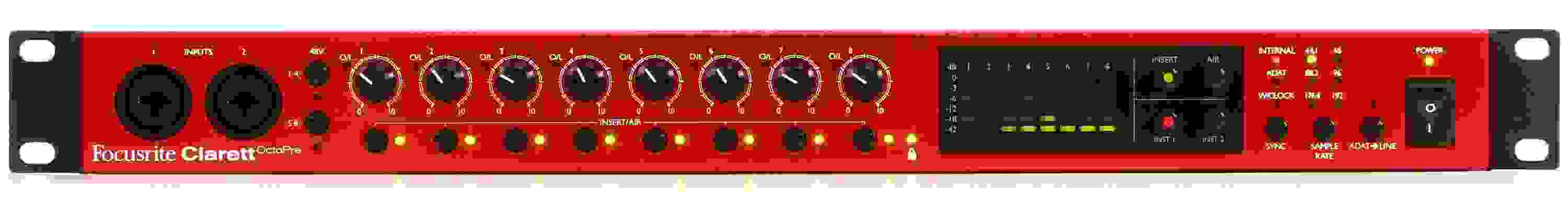 Focusrite Clarett OctoPre 8-channel Microphone Preamp | Sweetwater