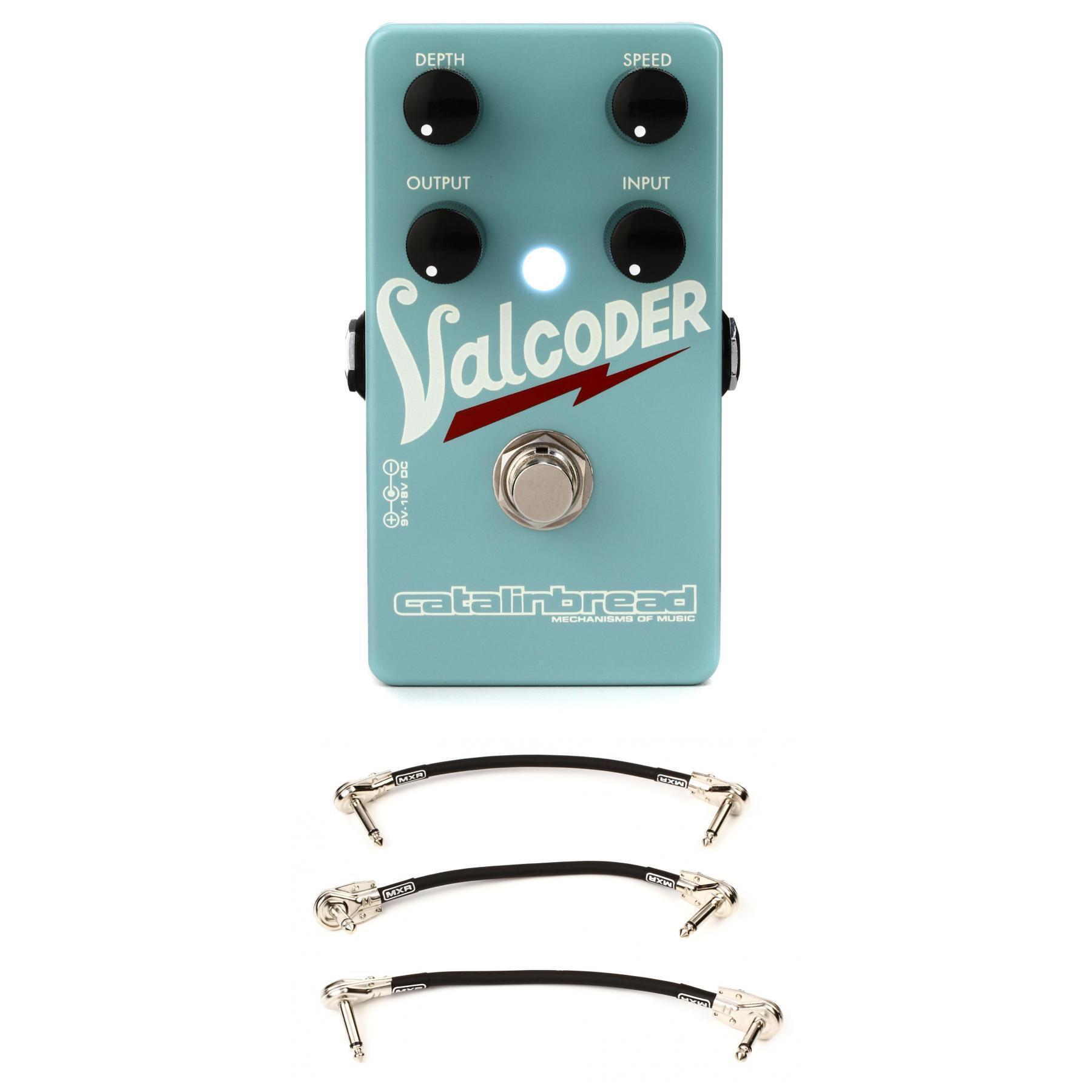 Catalinbread Valcoder Valco-style Tremolo Pedal with 3 Patch Cables | Sweetwater