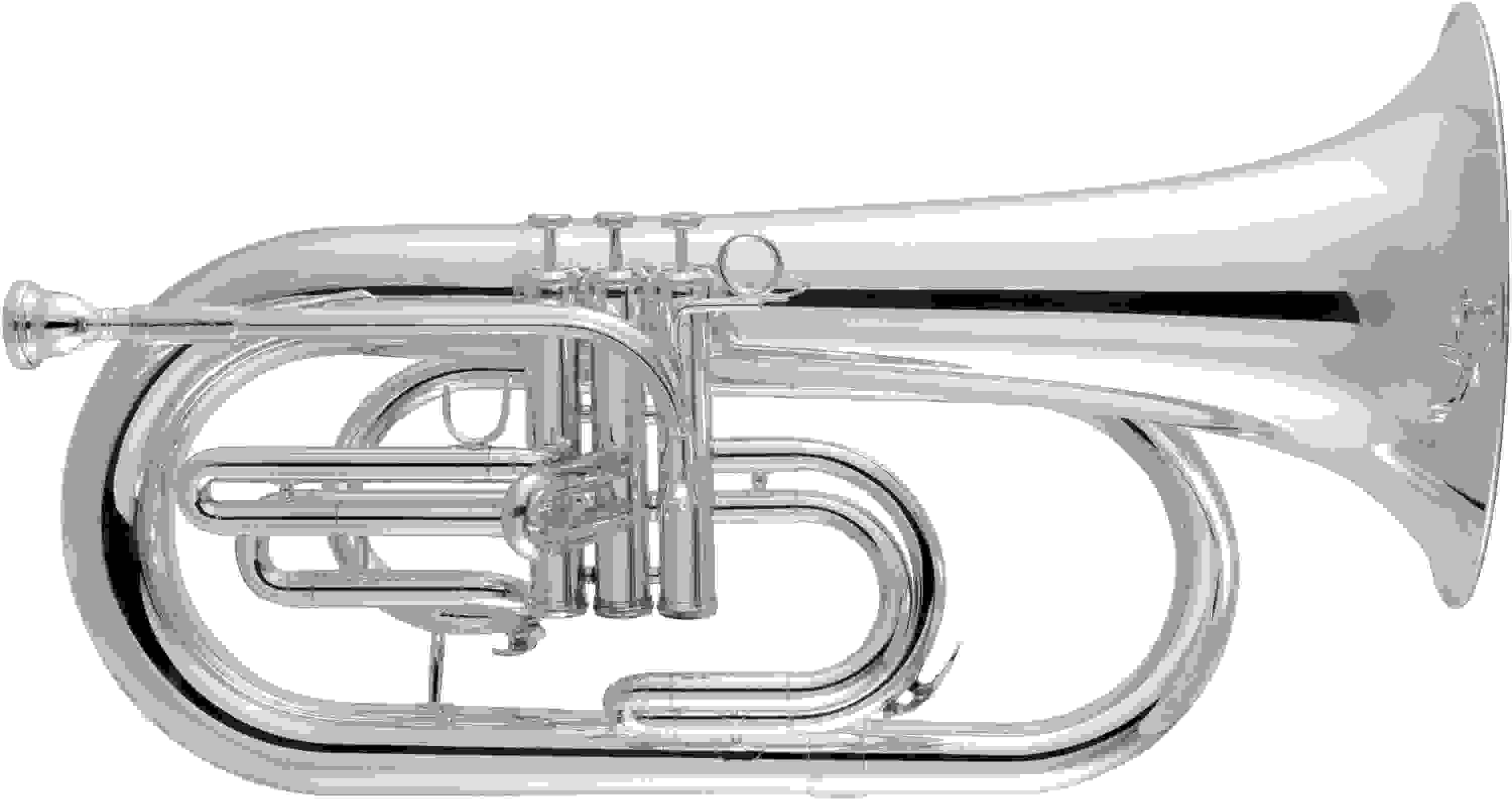 King KME411 Performance Series Marching Euphonium - Silver-plated | Sweetwater