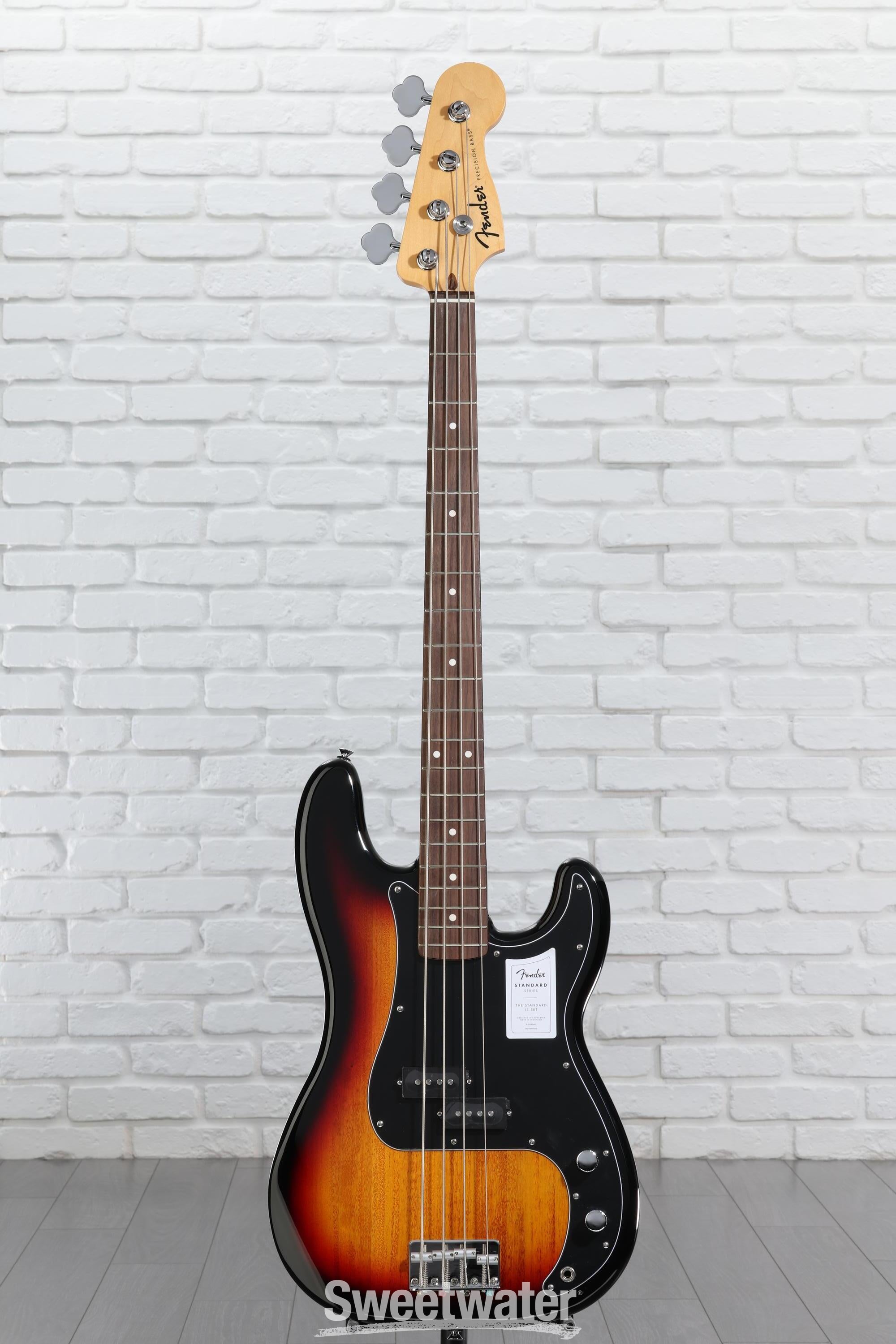 Fender Standard Precision Bass - 3-color Sunburst, Laurel Fingerboard | Sweetwater